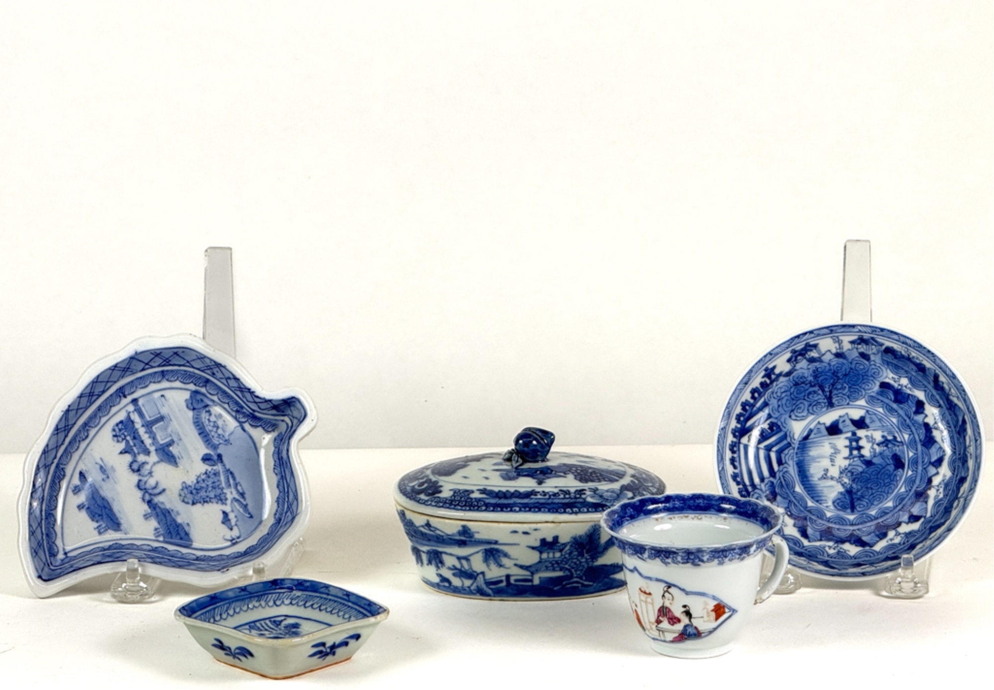 (5) PCS CANTON & NANKING CHINESE EXPORT ITEMS #62439 | Auctionninja.com