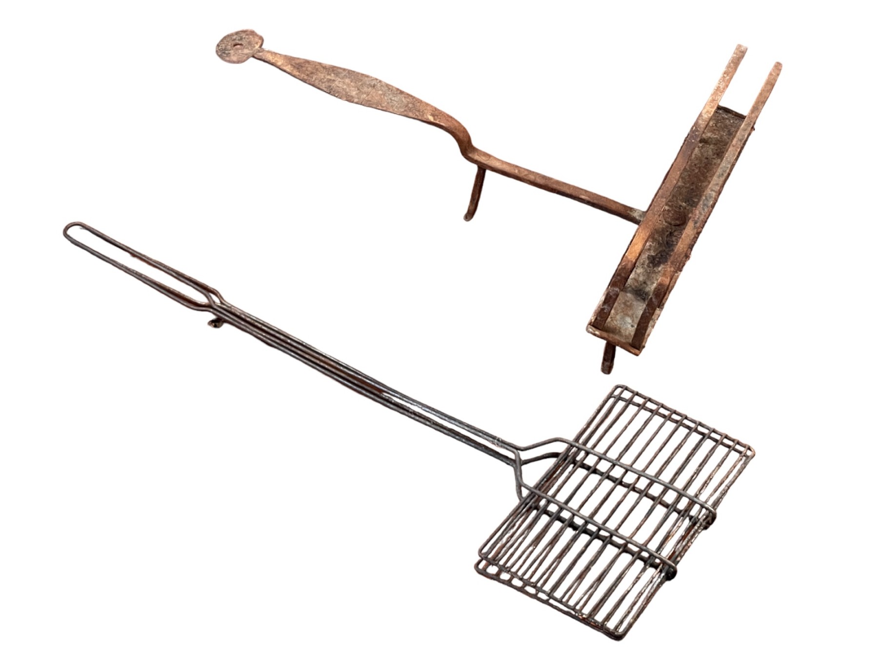 ROTATING WROUGHT IRON TOASTER & WIRE EXAMPLE #38548 | Auctionninja.com