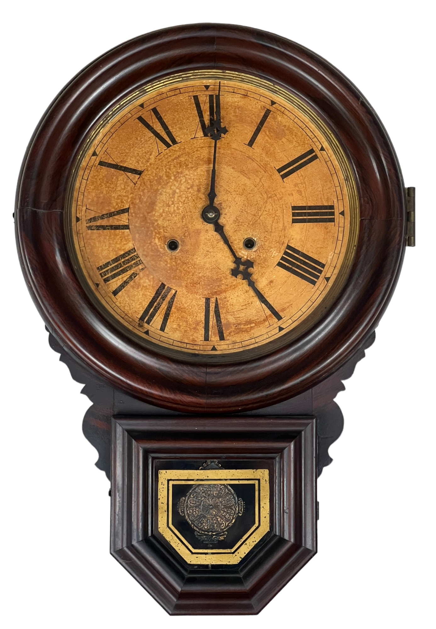 DEW DROP SCHOOL HOUSE CLOCK attr. INGRAHAM #38572 | Auctionninja.com