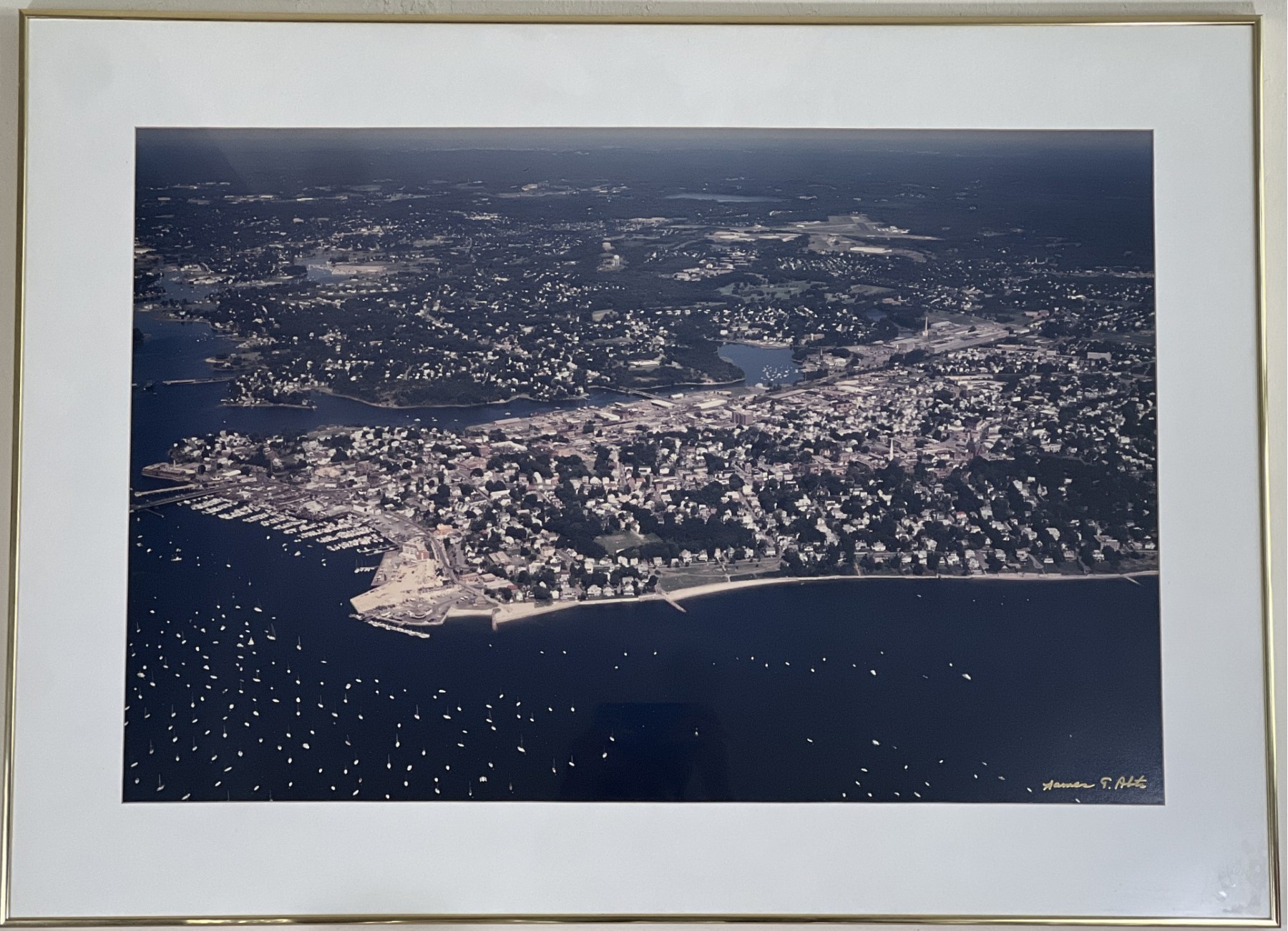 PHOTO CRAFT AERIAL VIEW of BEVERLY MA by JAMES ABT #45848 ...