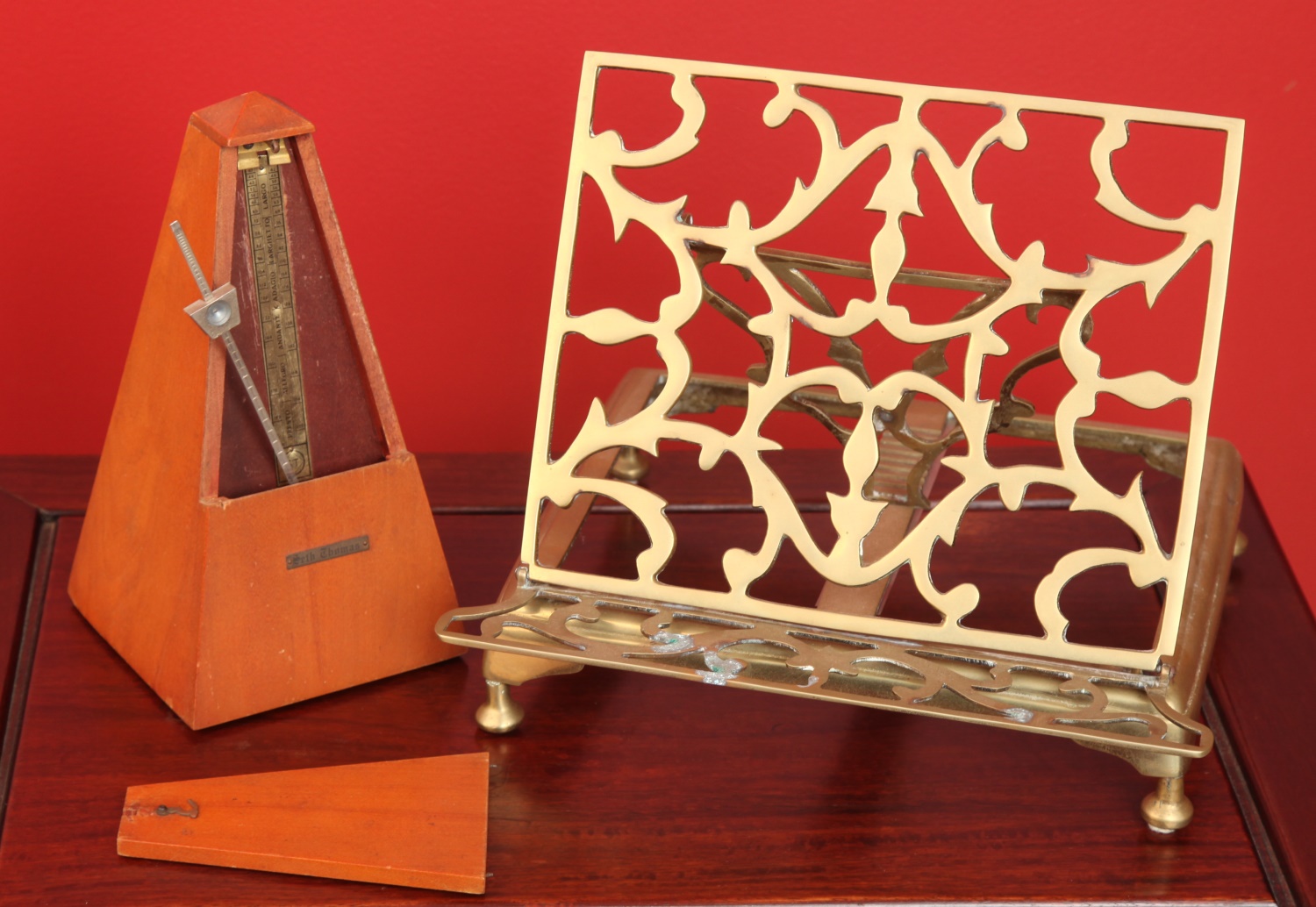 MUSIC, METRONOME, PIERCED BRASS STAND & 3 OTHERS #46073 | Auctionninja.com