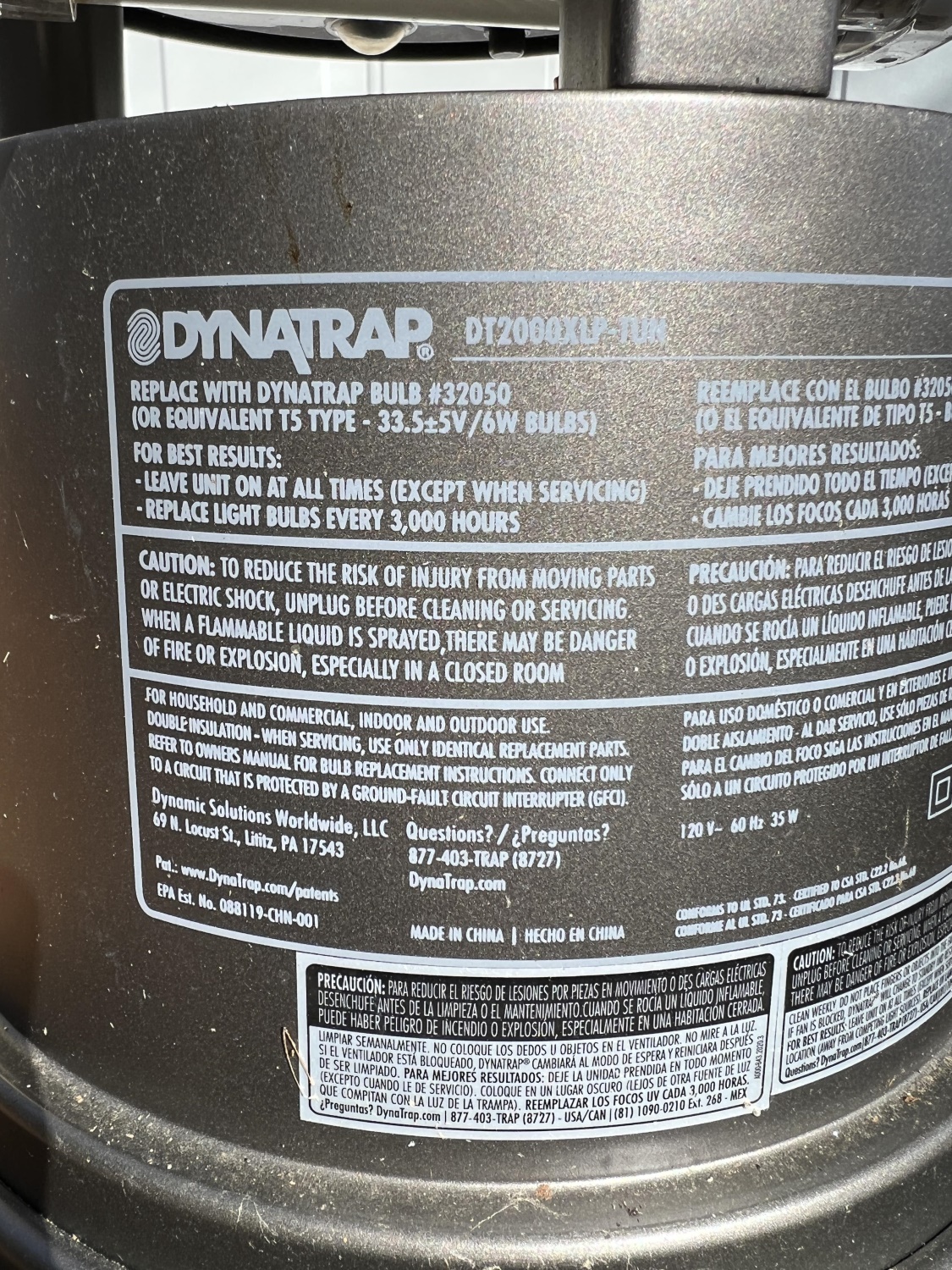 (6) DYNATRAP XL DT2000 XLP-TVN #46518 | Auctionninja.com