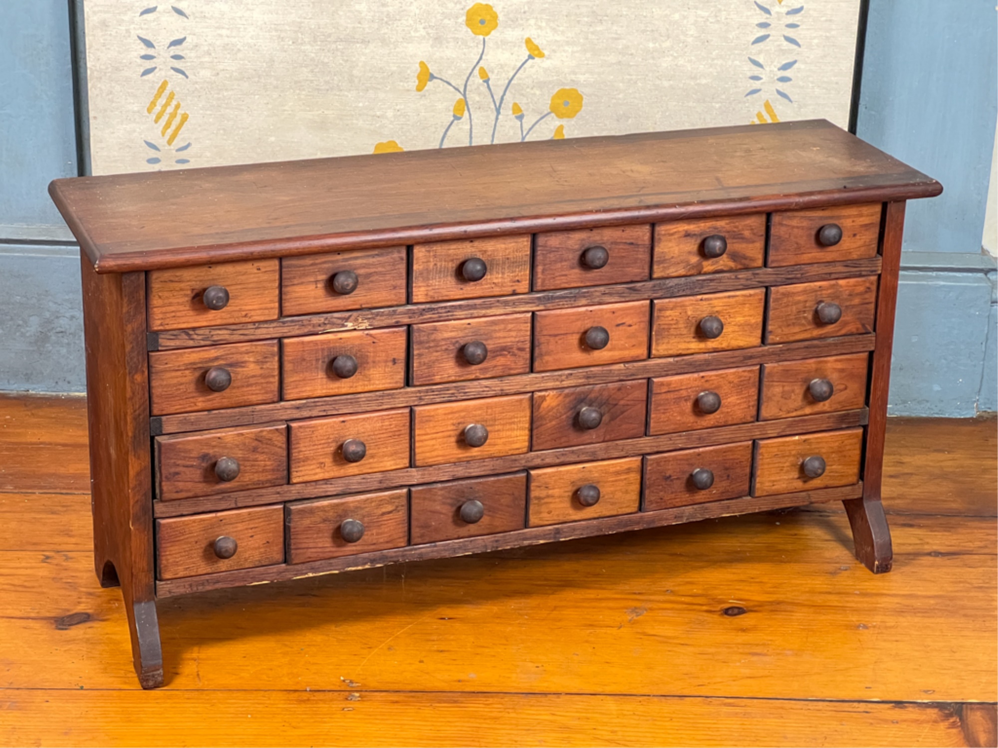 DRY GOODS STORE (24) DRAWER TOBACCO CABINET #46588 | Auctionninja.com