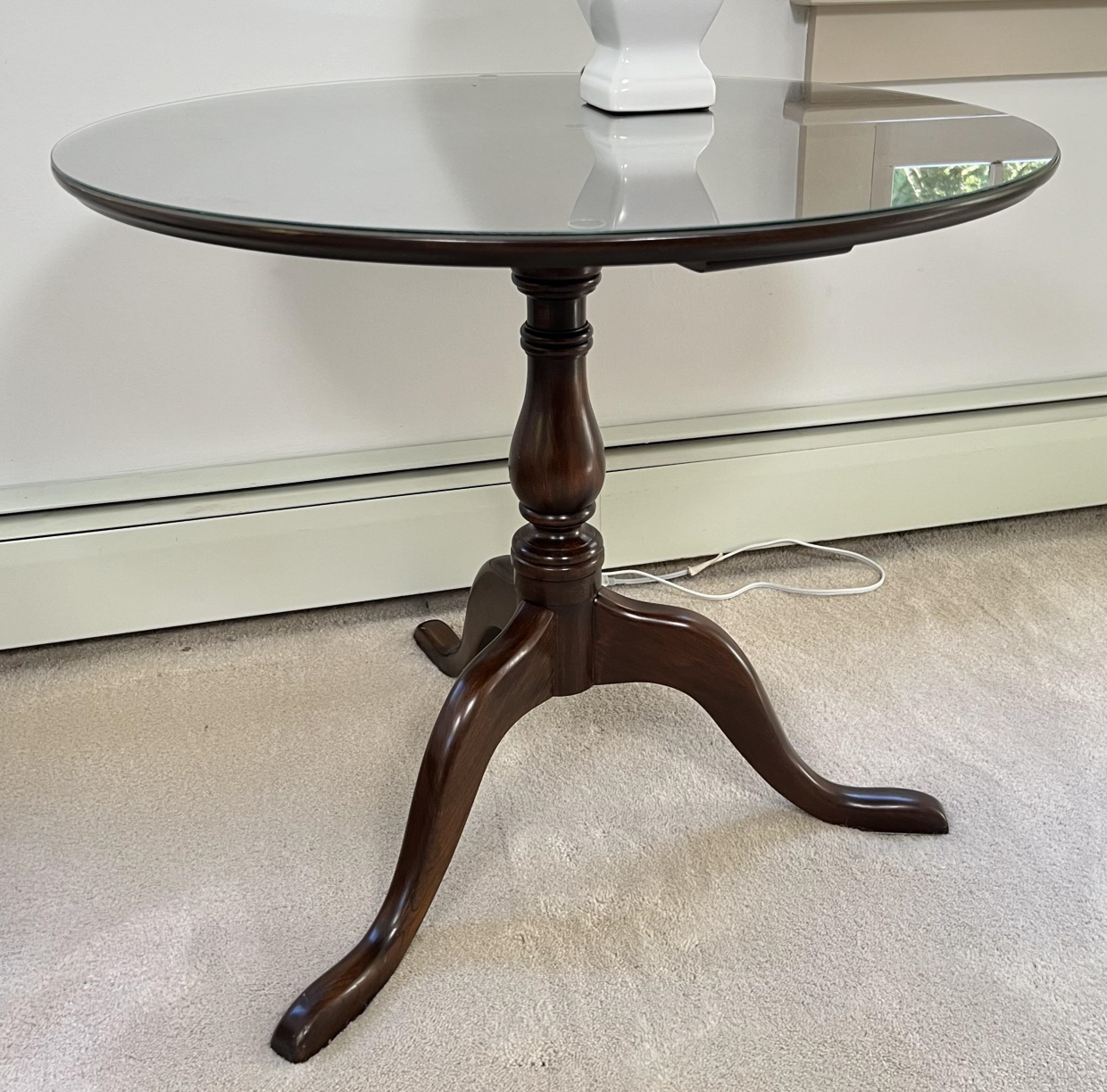 HARDEN MAHOGANY QUEEN ANNE TEA TABLE #47130 | Auctionninja.com