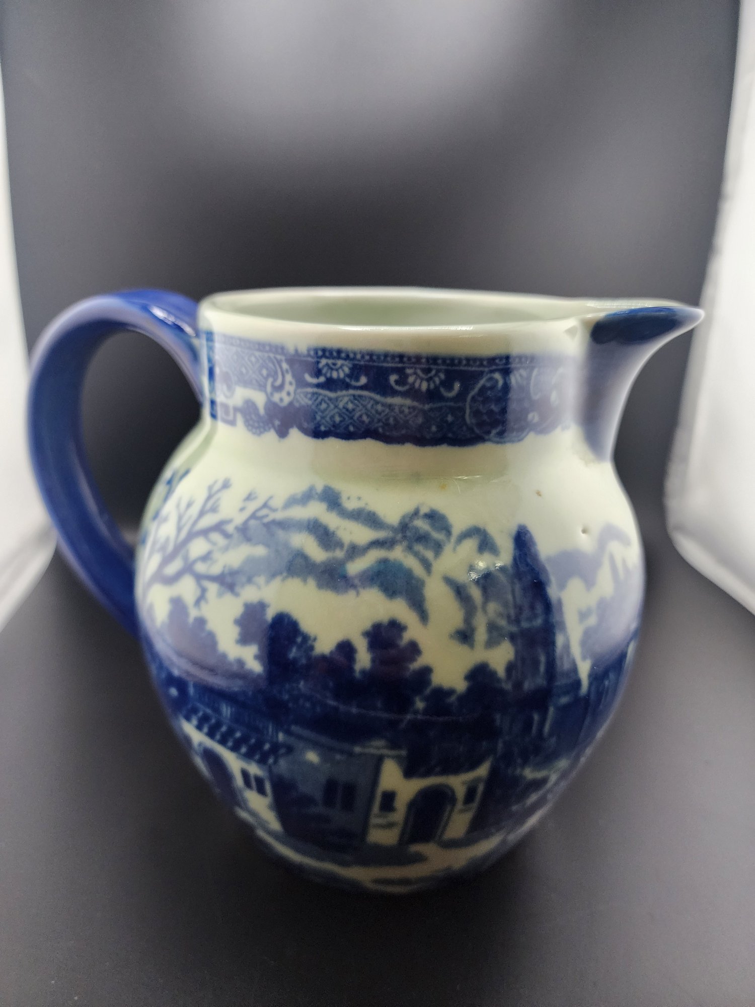 Antique Flow Blue Ironstone Victoria Ware Pitcher # 6269 #1979 ...