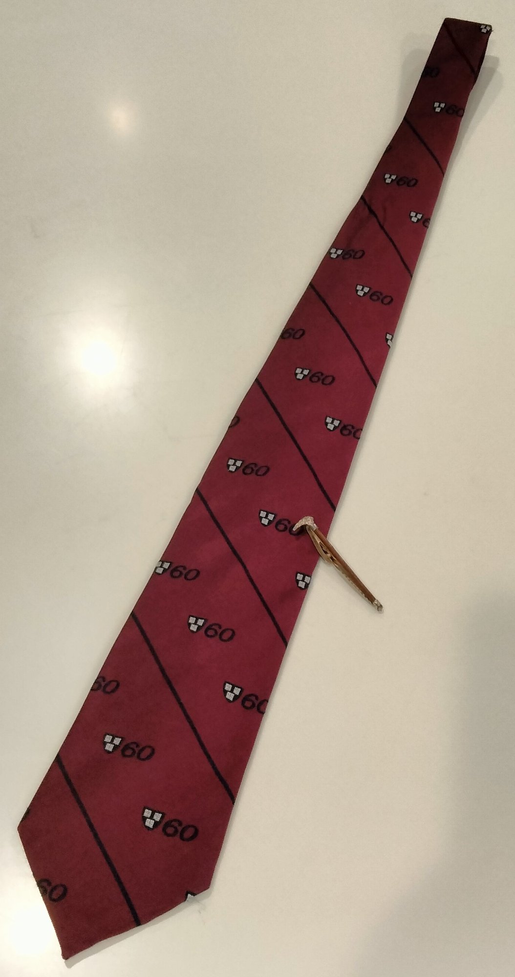 Harvard Class Of 1960 Necktie & Tie Clip #2952 | Auctionninja.com