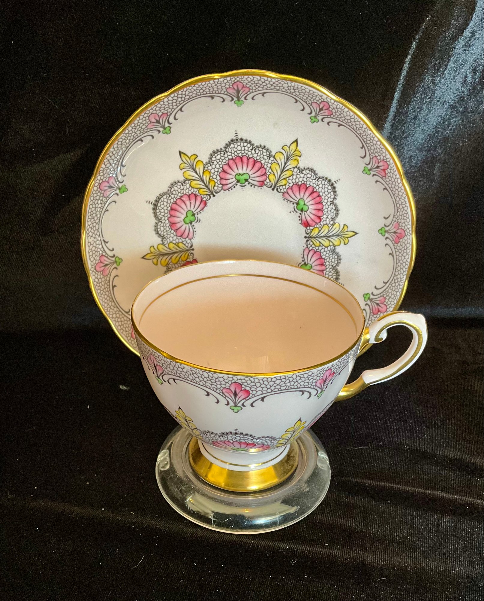 Tuscan Fine Bone China Cup And Saucer Set Made In England #1145 ...