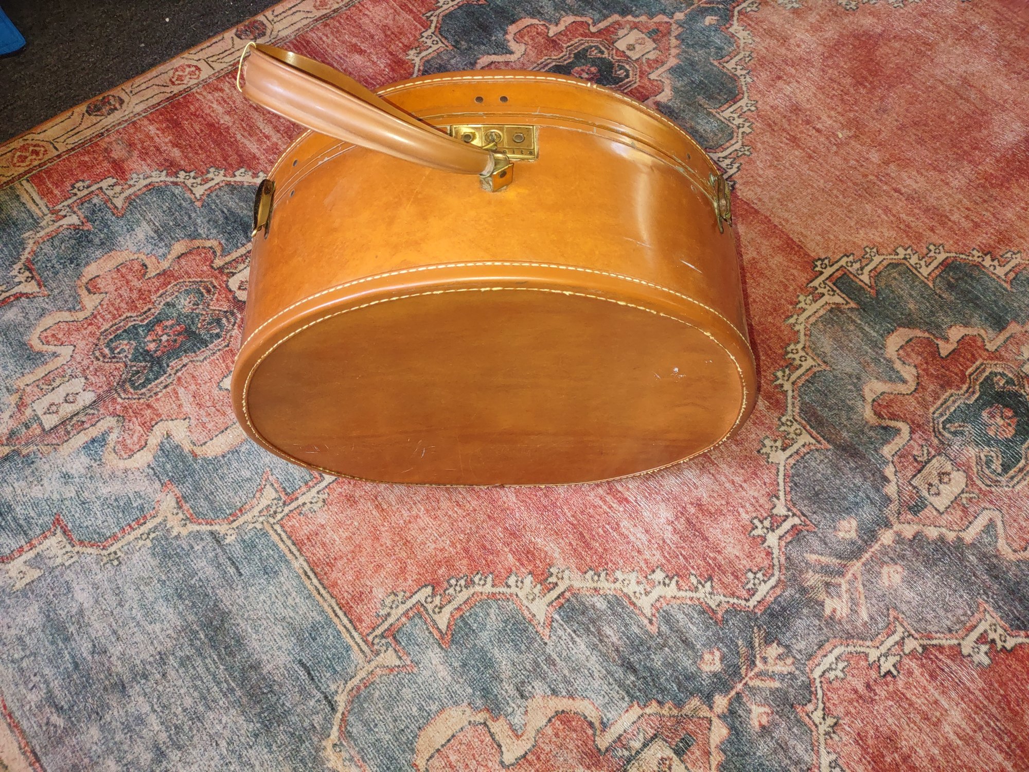 Samsonite Vintage Hat Box Train Case Luggage #1973 | Auctionninja.com