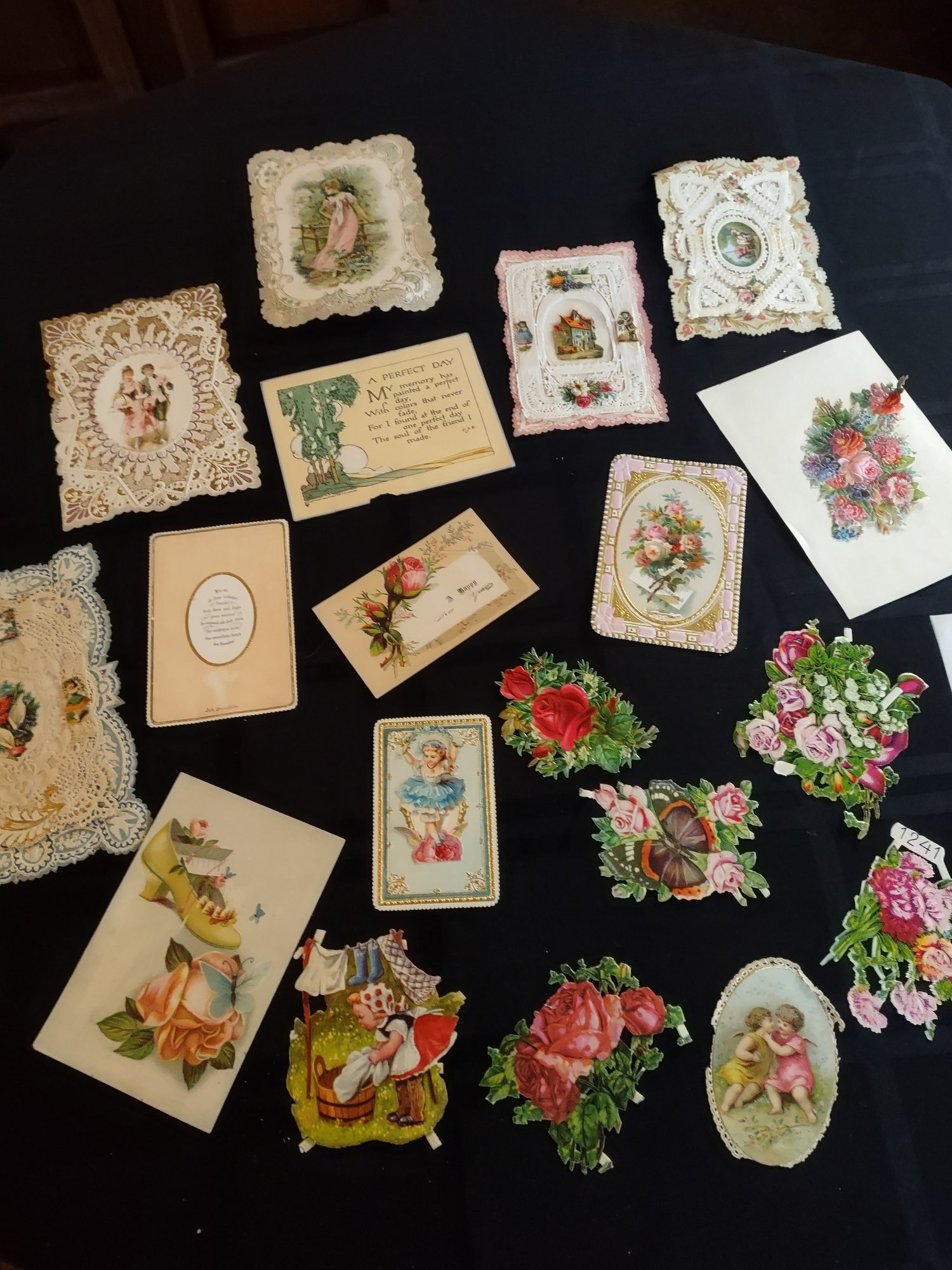 Vintage Floral Greeting Card Ephemera #3058 | Auctionninja.com