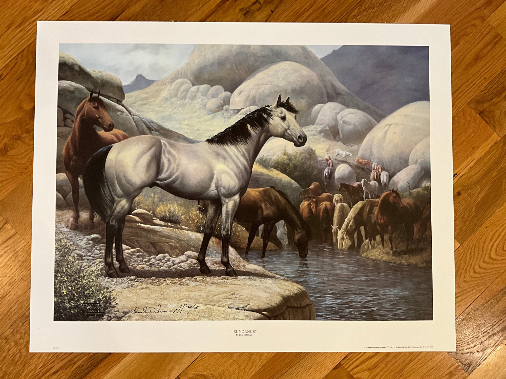 Chuck DeHaan Sundance Limited Edition Print 62/75 Signed By Artist ...