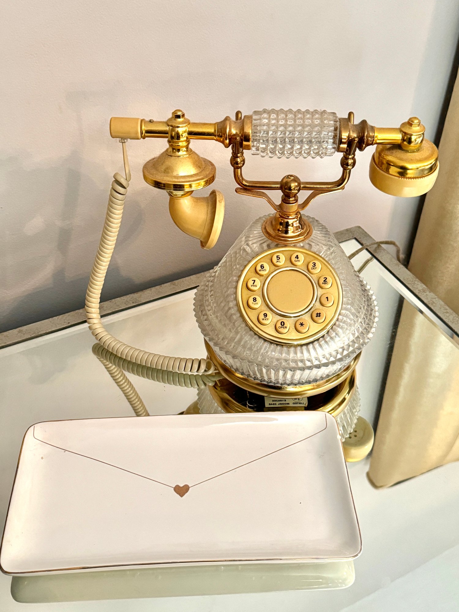 Authentic Vintage Hollywood Regency 1980s Godinger Rotary Phone #1434 ...