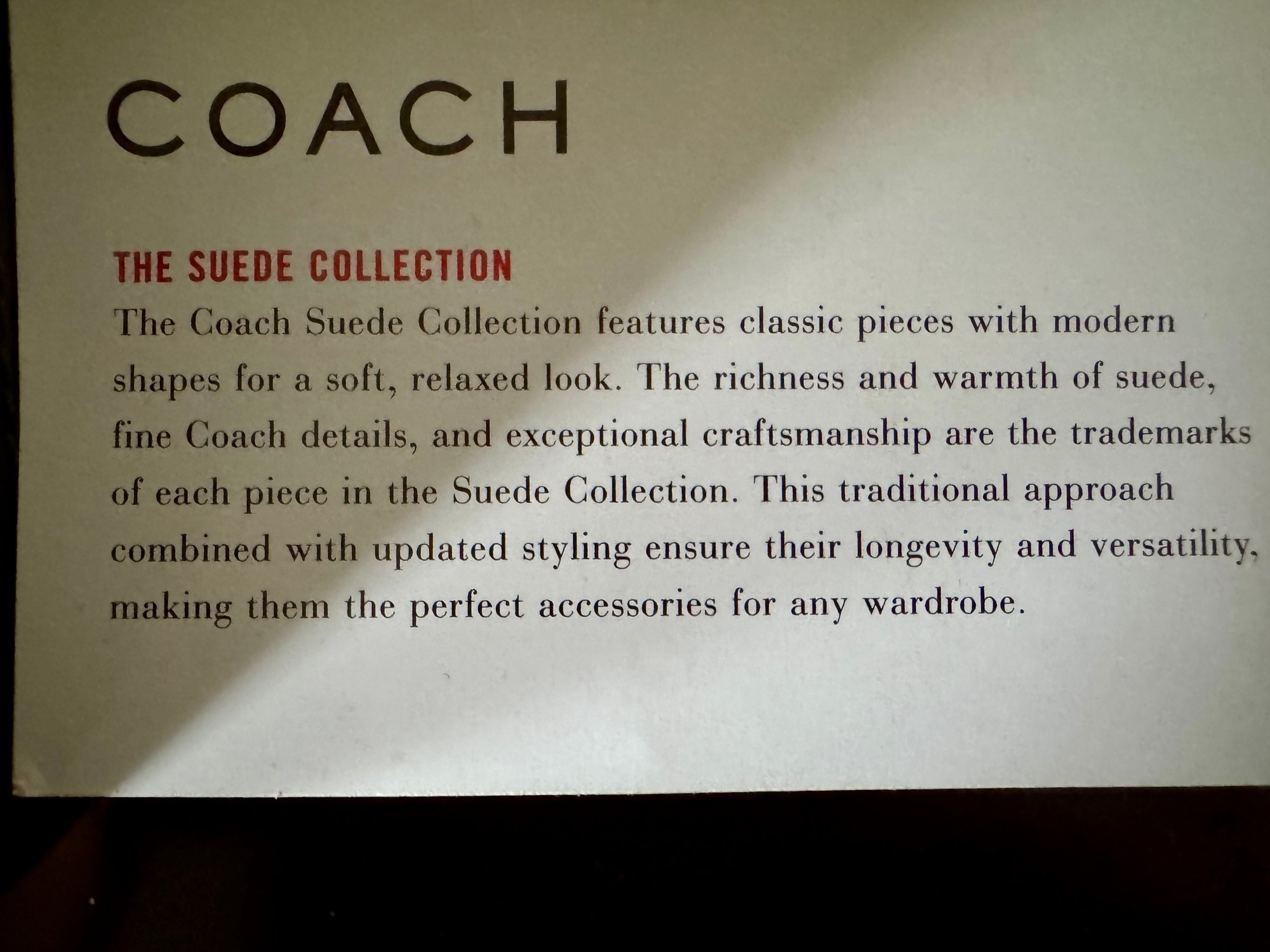 Coach Suede Collection Wallet #6794 | Auctionninja.com