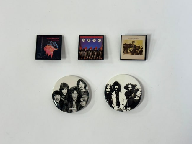 71. Band Buttons Inc. The Who, Black Sabbath Neil Young. Devo (16 ...