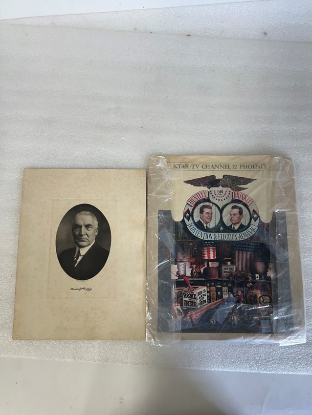 59. Political Items Harding & 60's Convention Program #12509 ...