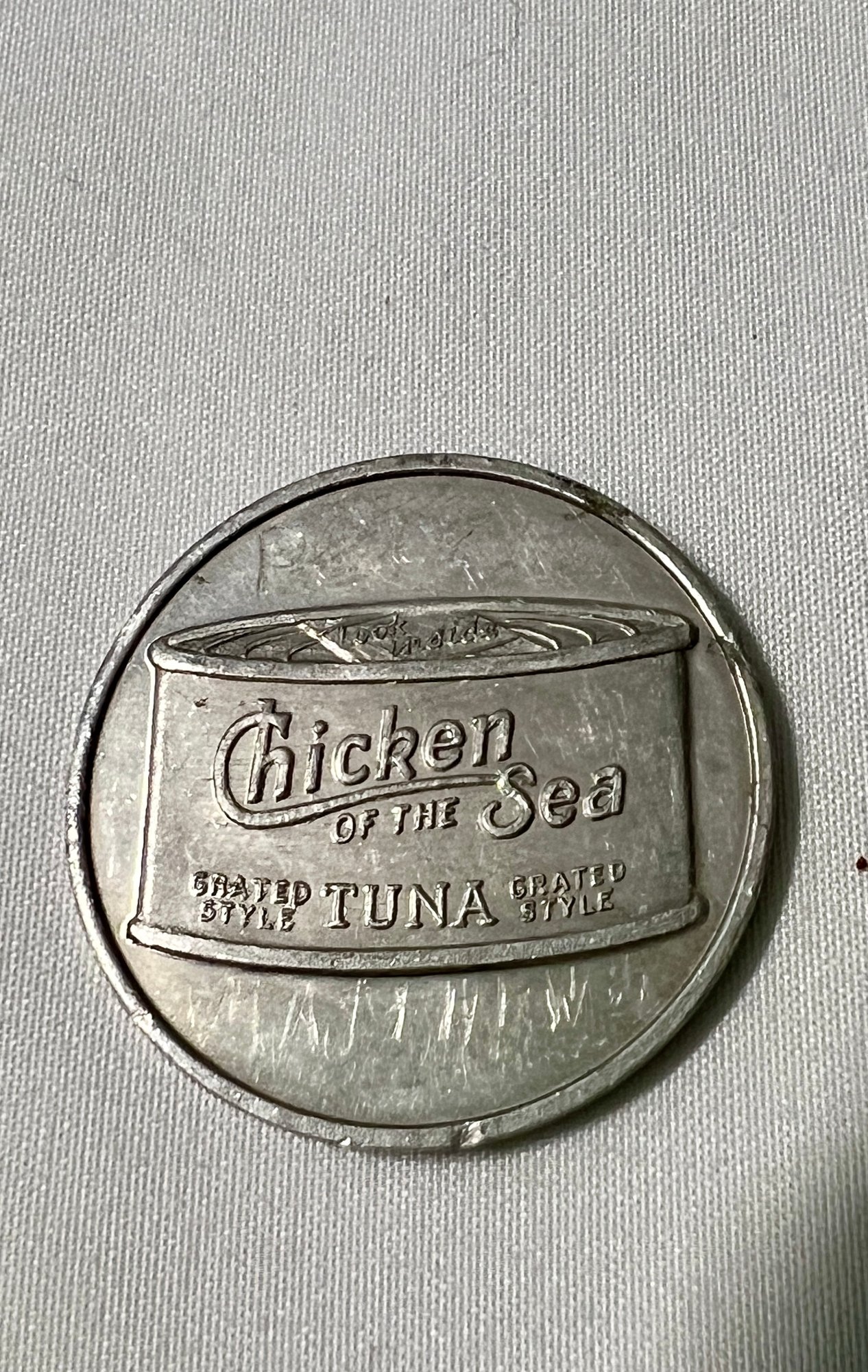 5. 1939 Chicken Of The Sea Tuna Coin #8468 | Auctionninja.com
