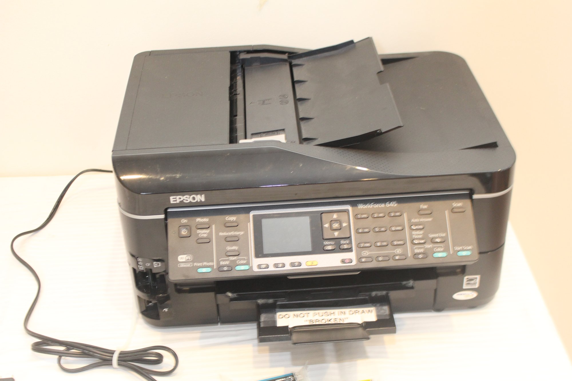 Epson WorkForce 645 All-in-One Printer (F-22) #40687 | Auctionninja.com