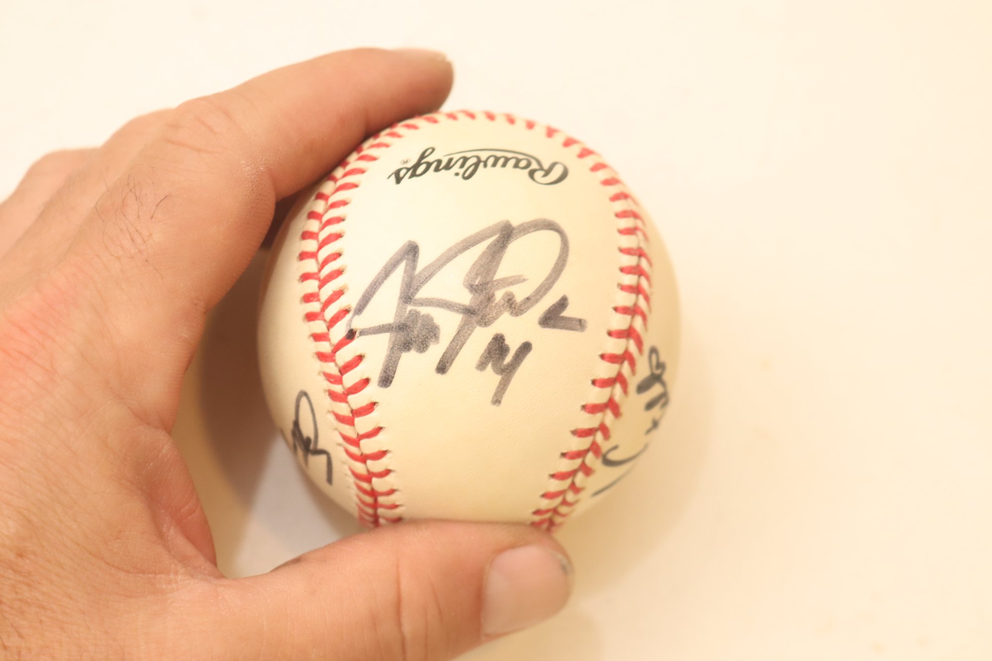 Pair Of Signed Team Autographed Baseballs. (J-54) #38721 | Auctionninja.com