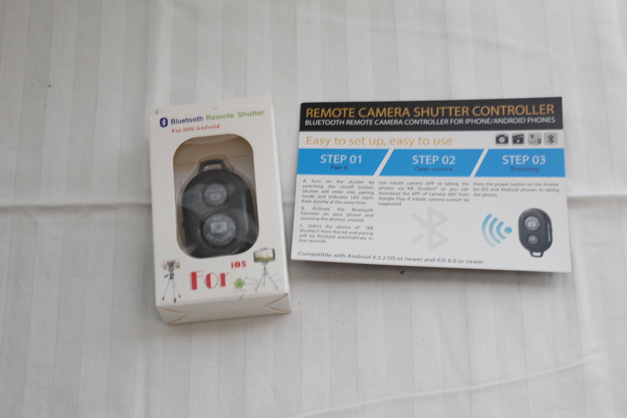 Bluetooth Remote Camera Shutter For IOS/ Android (B-25) #40624 ...