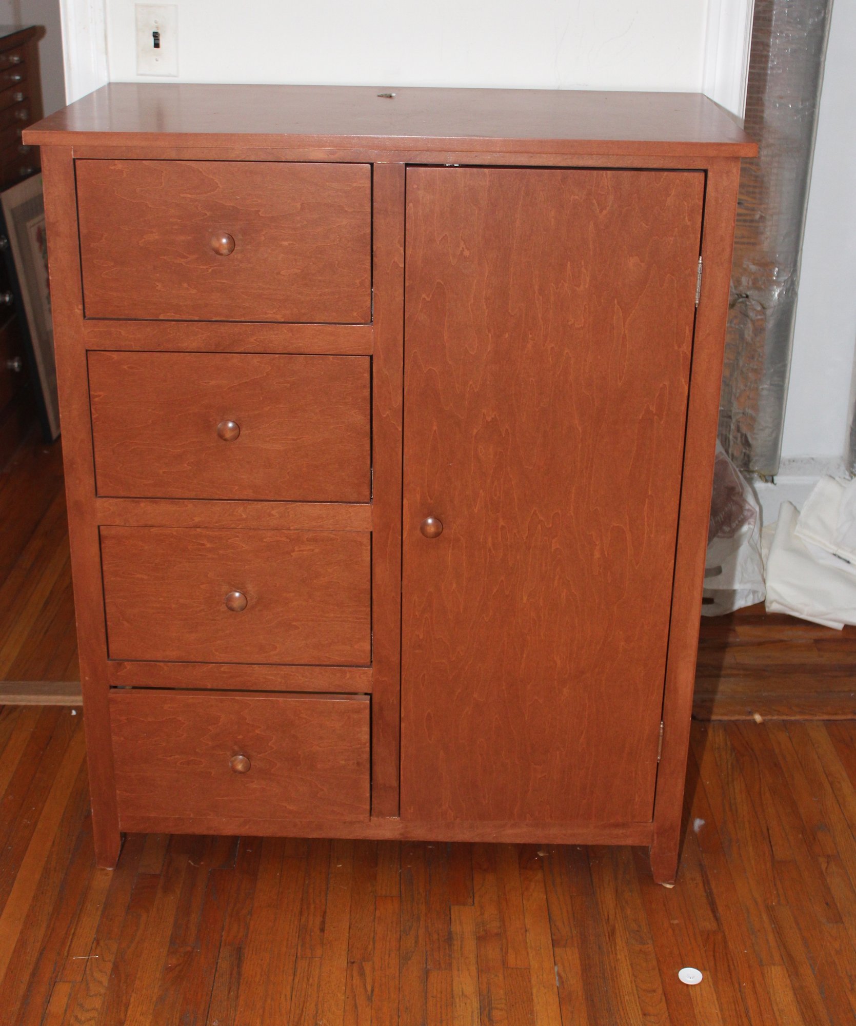 Tall Dresser Chifferobe Armoire Wardrobe #47990 | Auctionninja.com