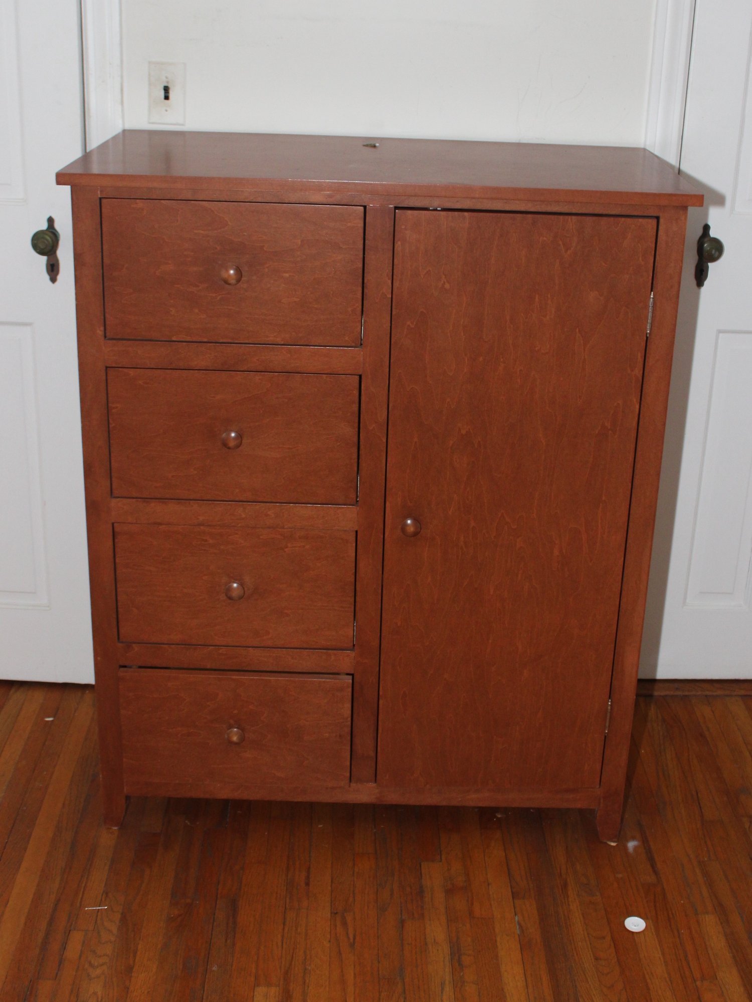 Tall Dresser Chifferobe Armoire Wardrobe #47990 | Auctionninja.com