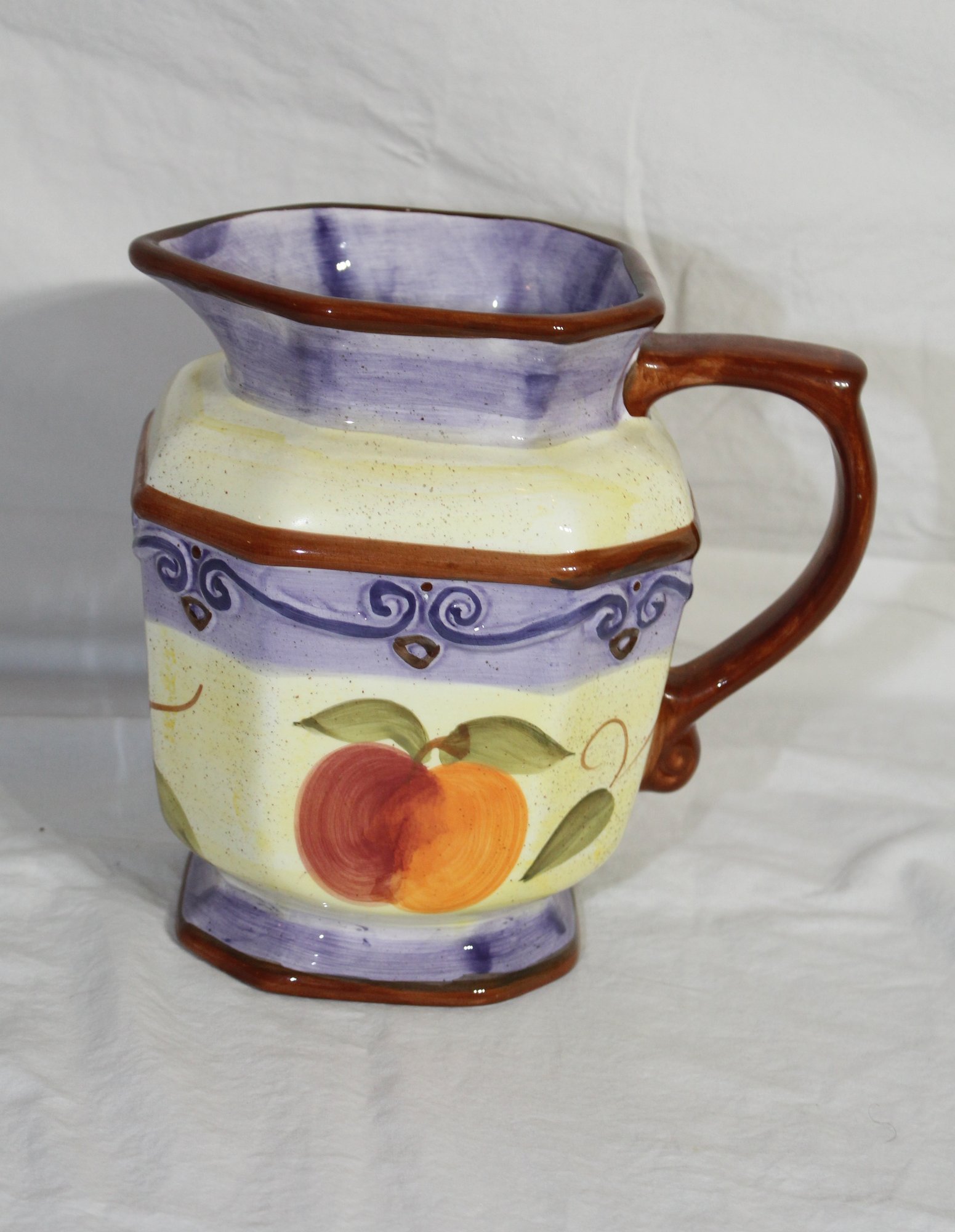 Medici Hand Painted Collection Ceramic Pitcher (K-12) #44271 ...