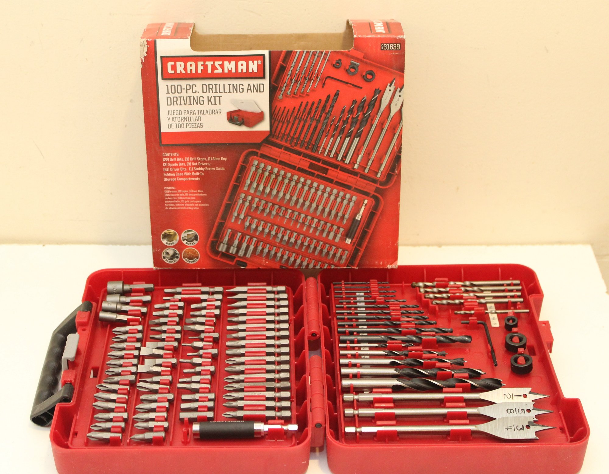 Craftsman 100-pc Drilling And Driving Set (Z-12) #46872 | Auctionninja.com