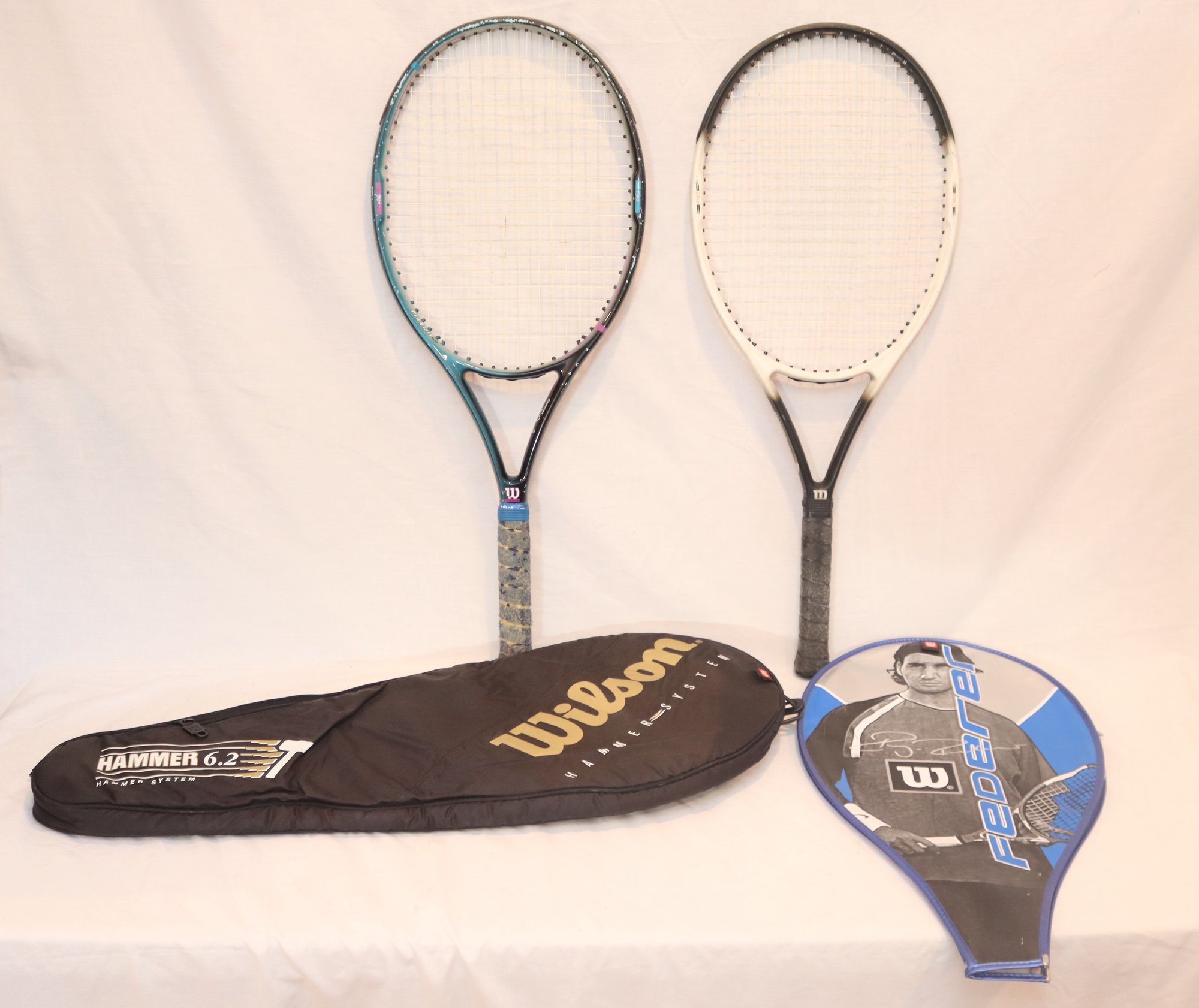 Pair Of Wilson Tennis Rackets (J-40) #37756 | Auctionninja.com