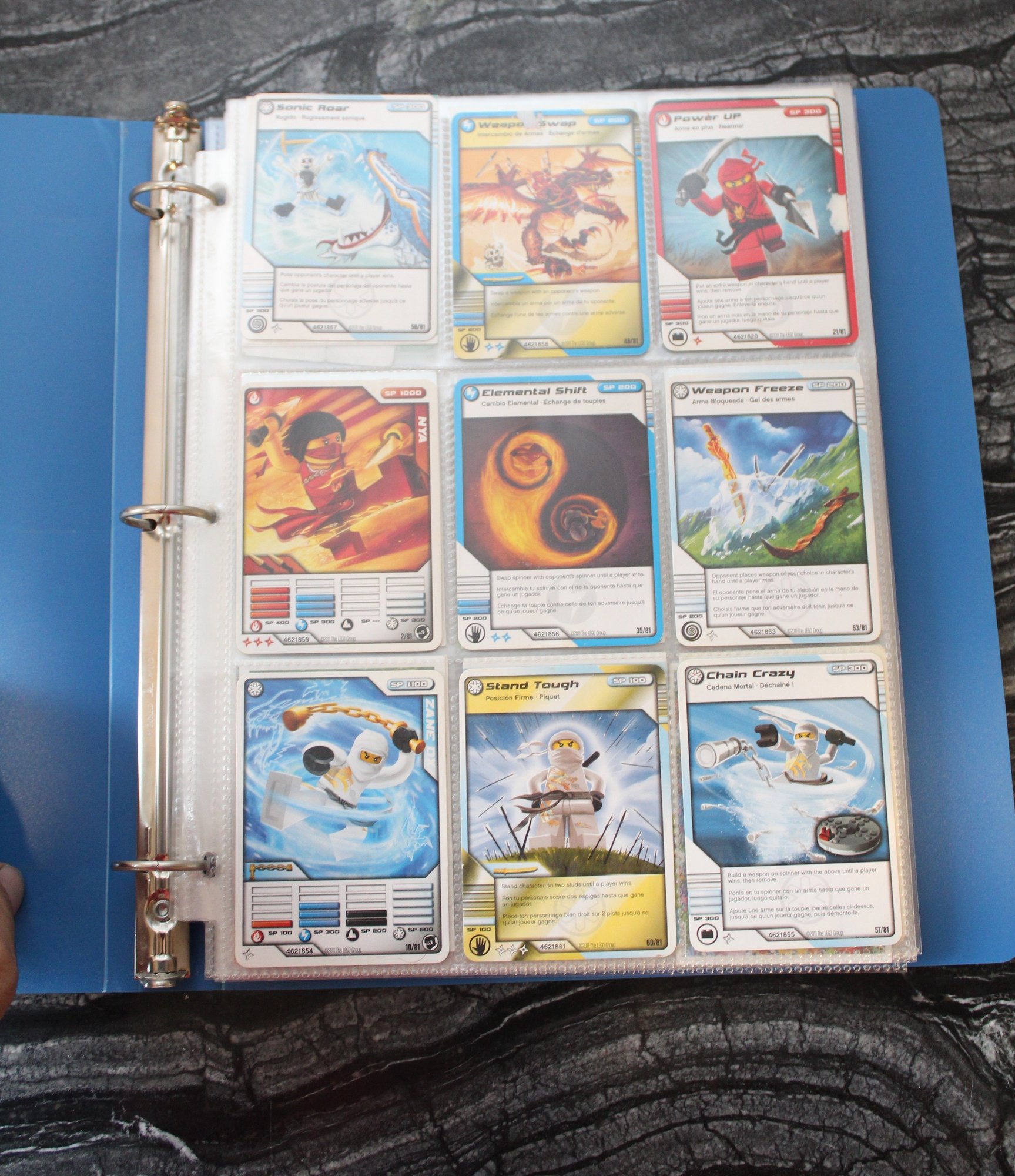 Binder Full Of Trading Cards: Baseball, Football And More #45376 ...