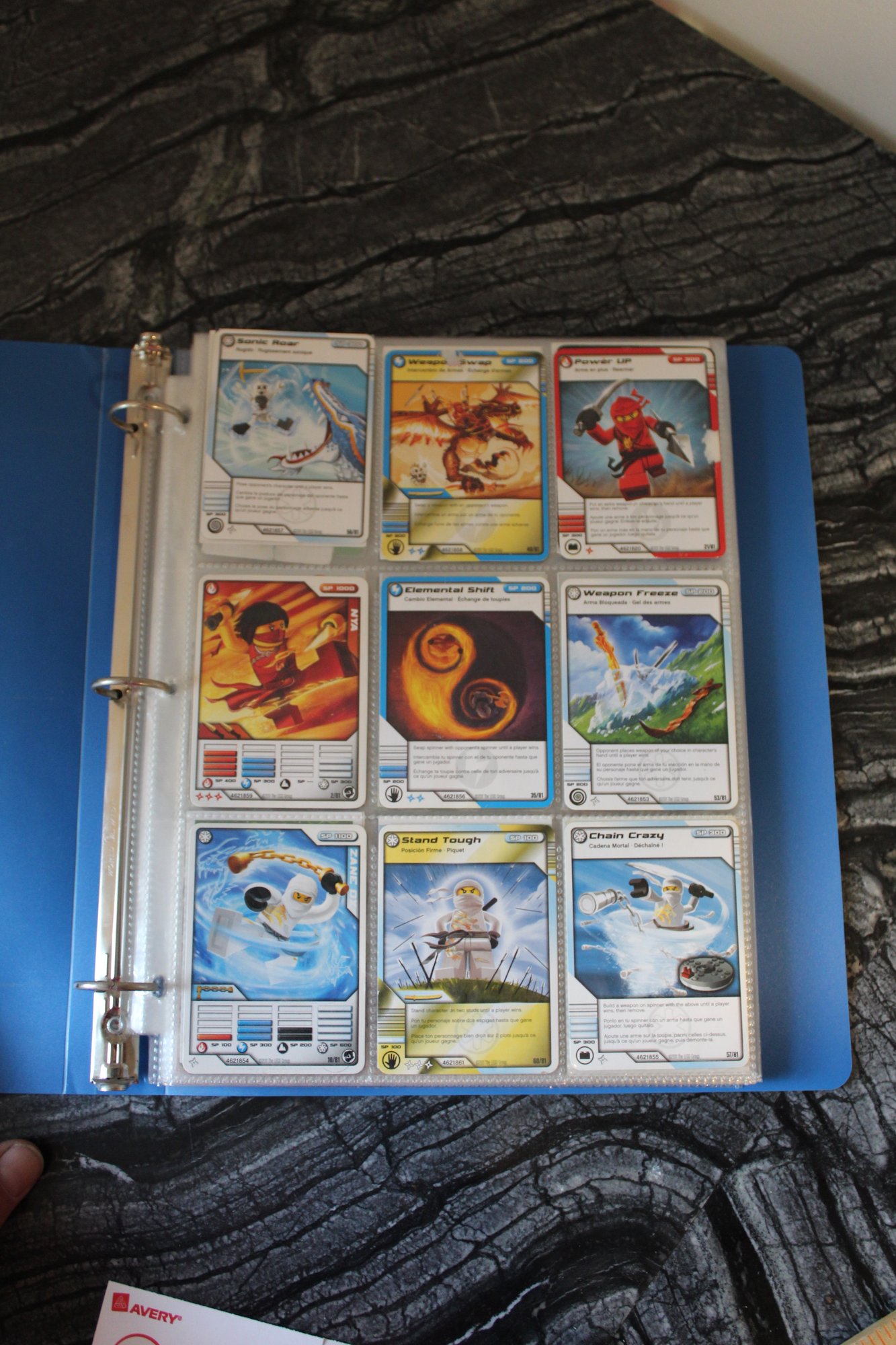 Binder Full Of Trading Cards: Baseball, Football And More #45376 ...