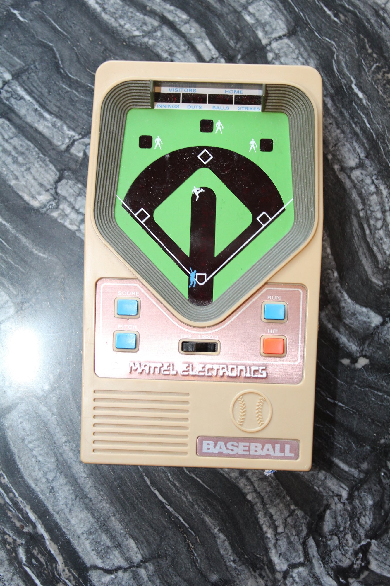 Vintage Mattel Electronics Baseball 1978 Vintage Handheld Game #45381 ...