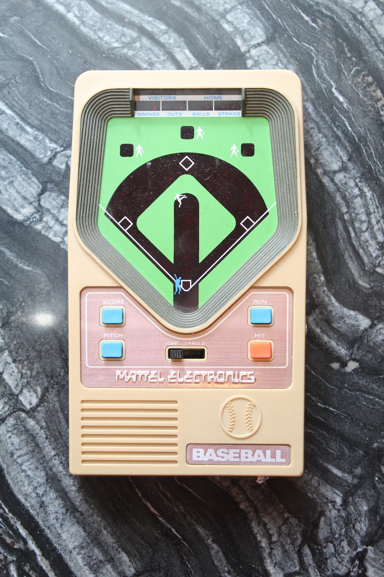 Vintage Mattel Electronics Baseball 1978 Vintage Handheld Game #45381 ...