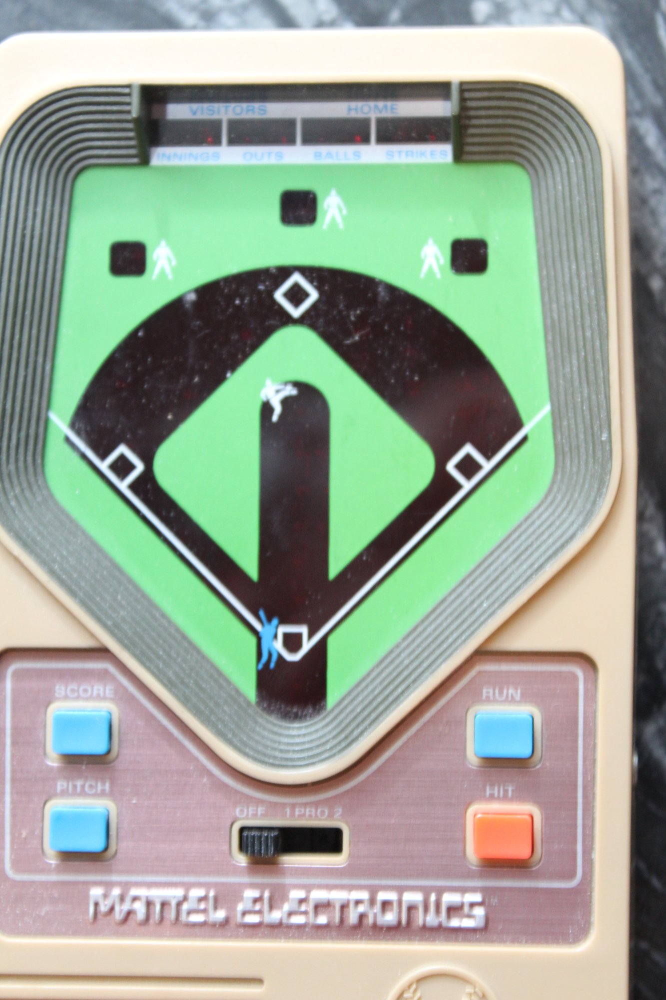 Vintage Mattel Electronics Baseball 1978 Vintage Handheld Game #45381 ...