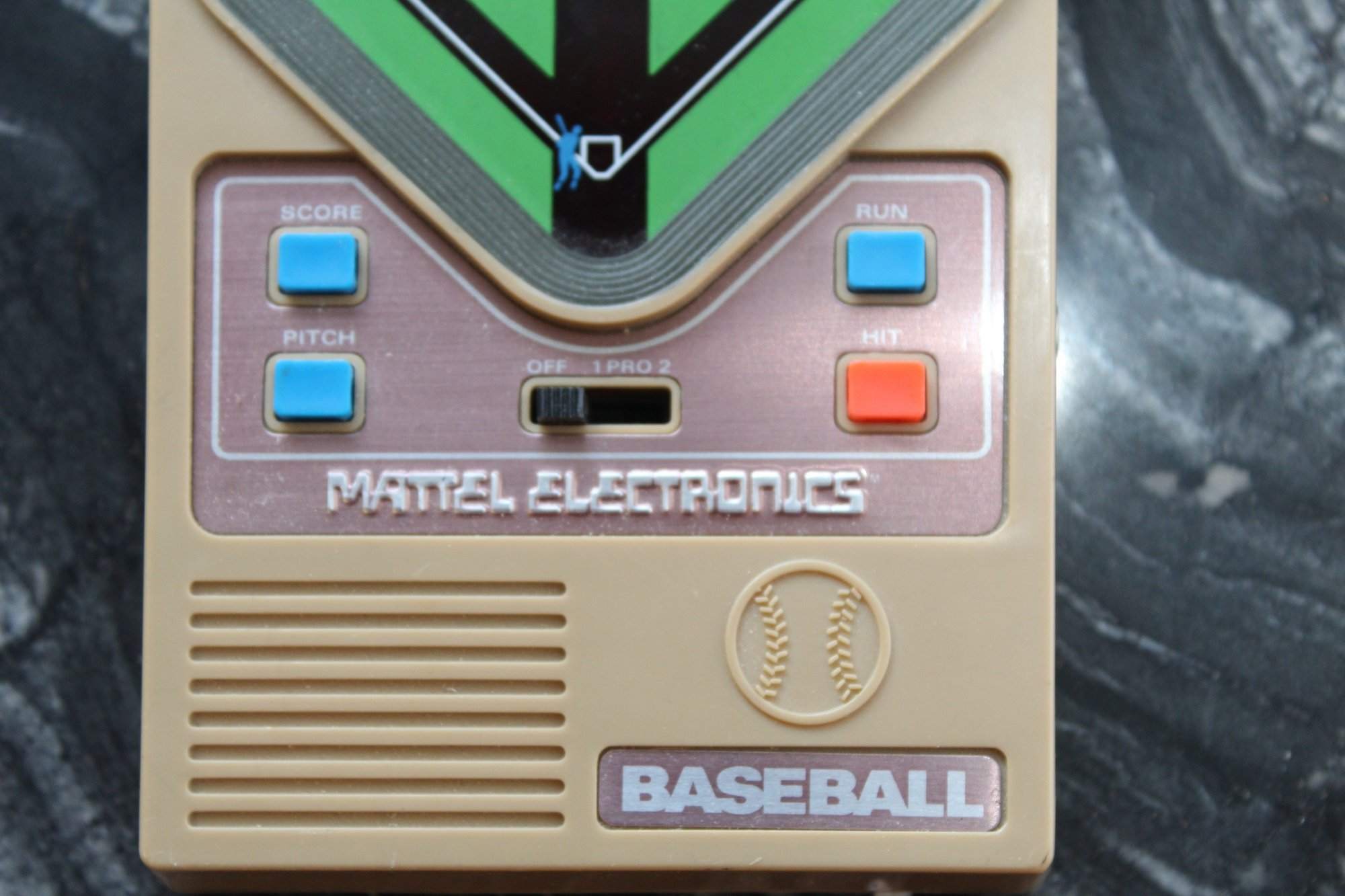 Vintage Mattel Electronics Baseball 1978 Vintage Handheld Game #45381 ...