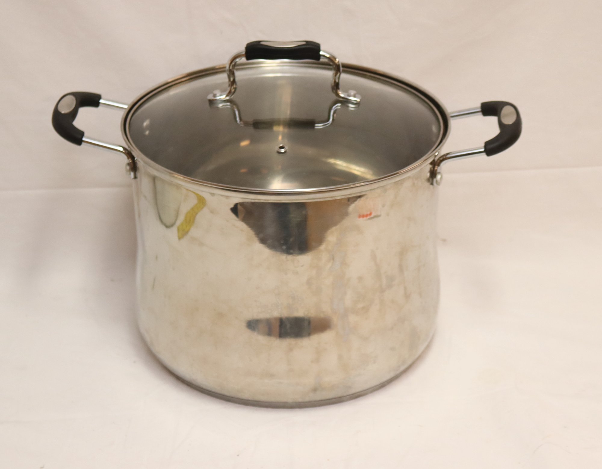 Uniware Stainless Steel Pot With Glass Lid #31340 | Auctionninja.com