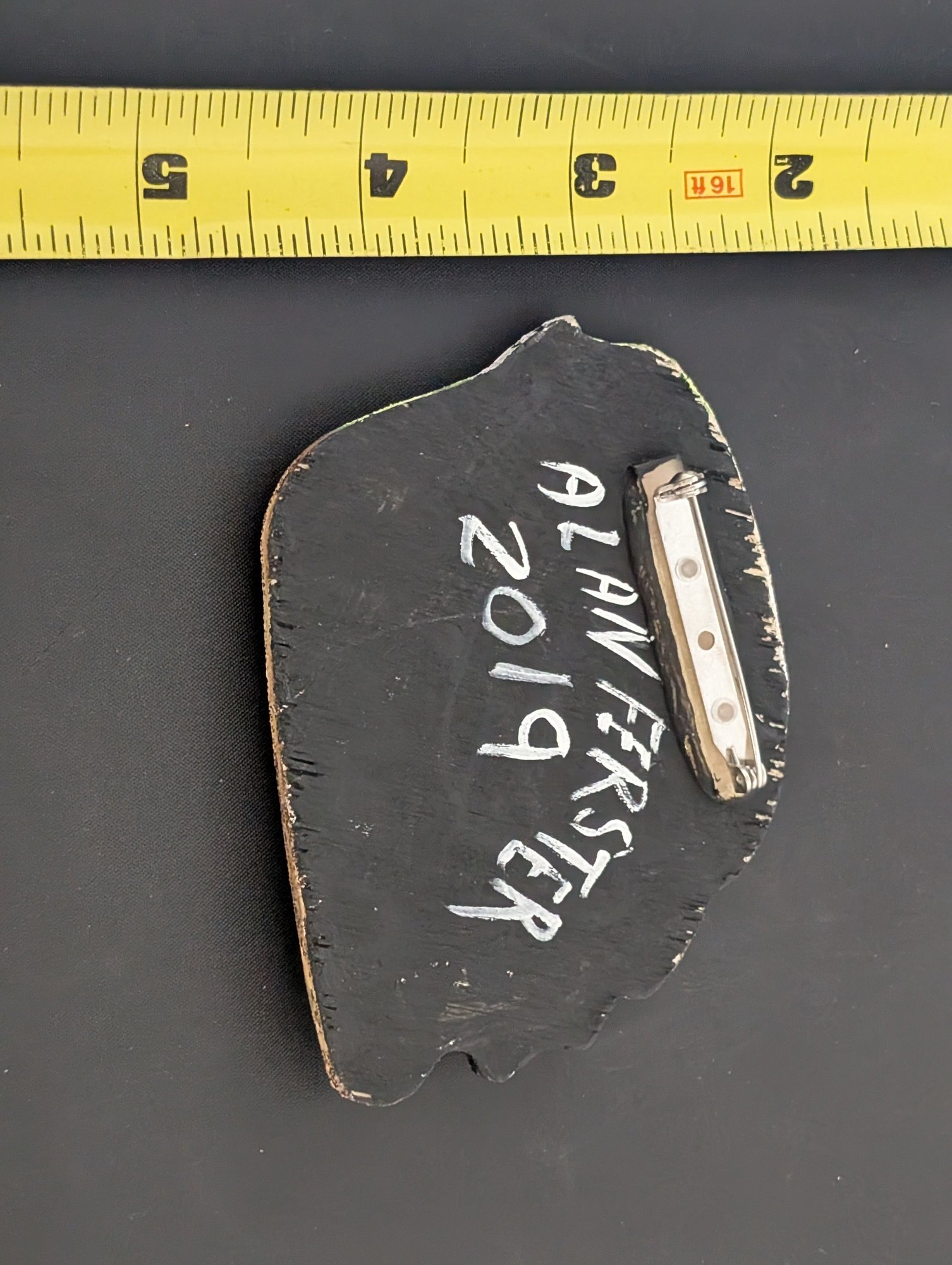 Hand Carved Political Collectible Pin By Deceased Folk Art Artist Alan ...