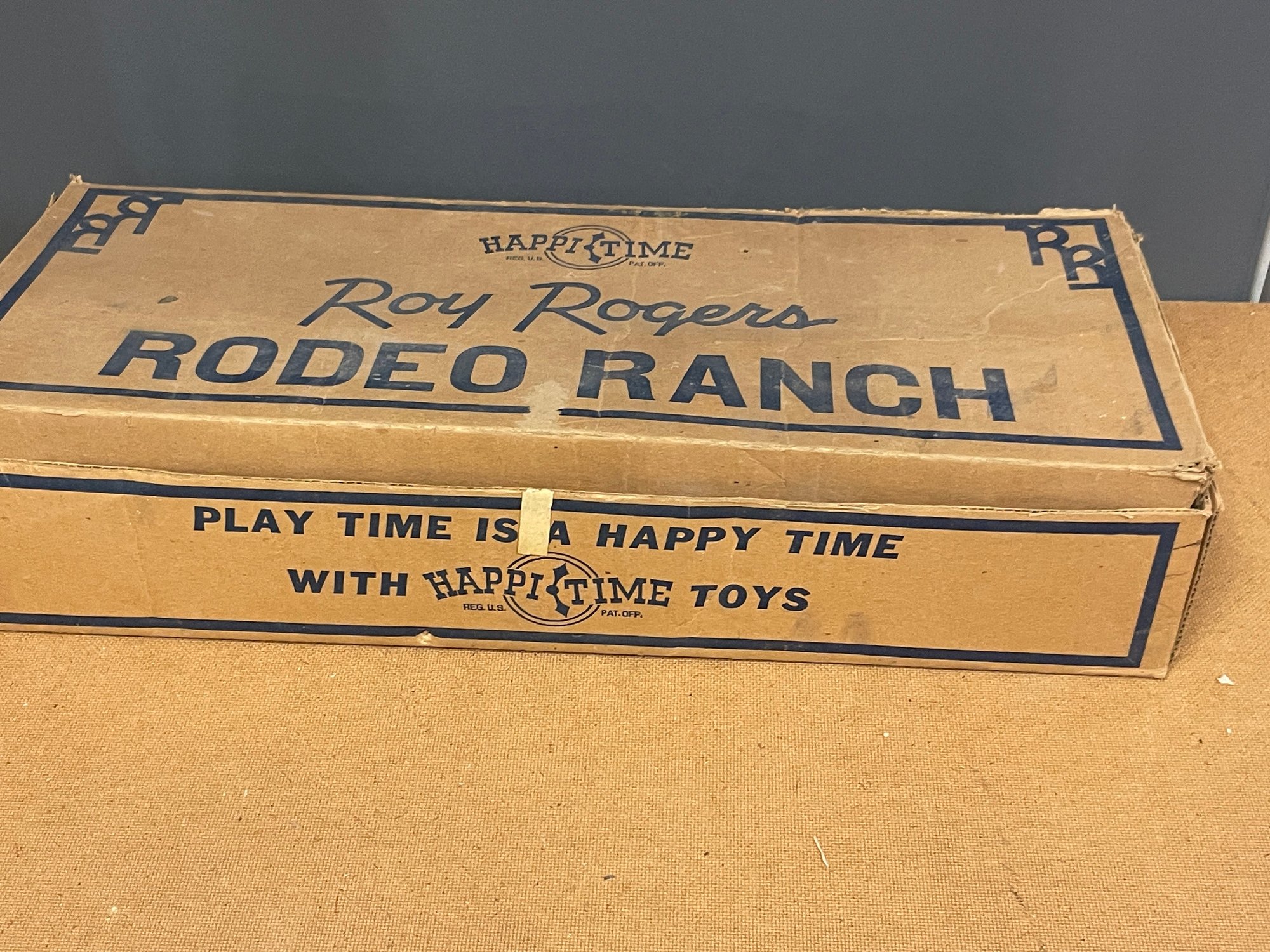 HAPPYTIME ROY ROGERS RODEO RANCH CORRUGATED BOX W/CONTENTS #3257 ...