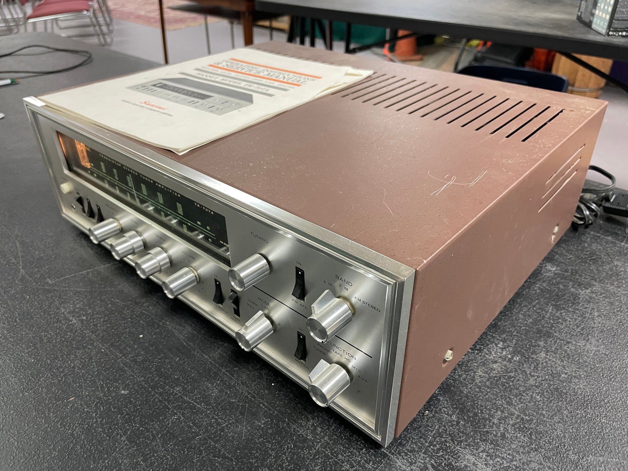 SANSUI TR-707A AM/FM TUNER AMPLIFIER #4647 | Auctionninja.com