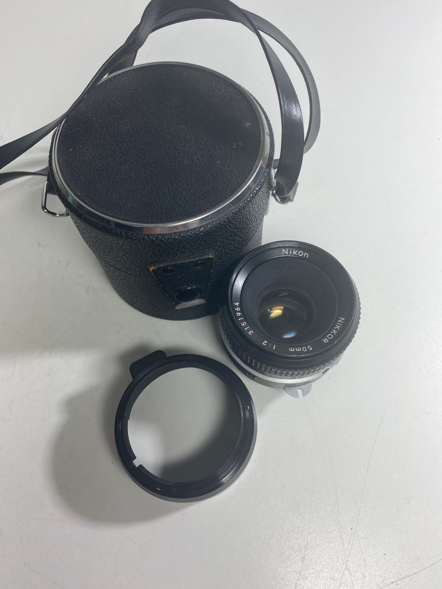 Like New Nikon Nikkor 50 Mm Camera Lens With Included Case #9210 ...