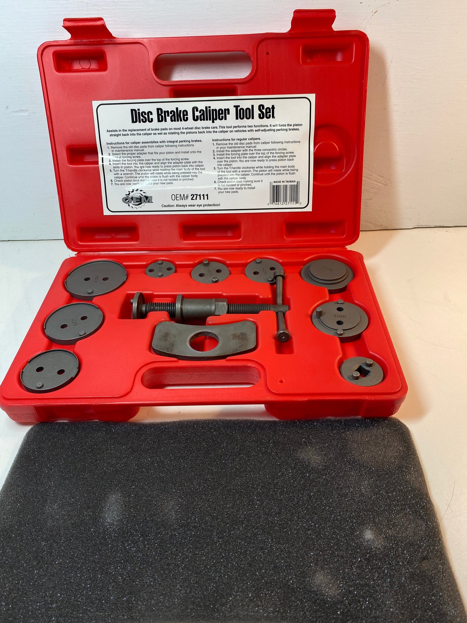Like New OEM Disc Brake Caliper Tool Set #10521 | Auctionninja.com