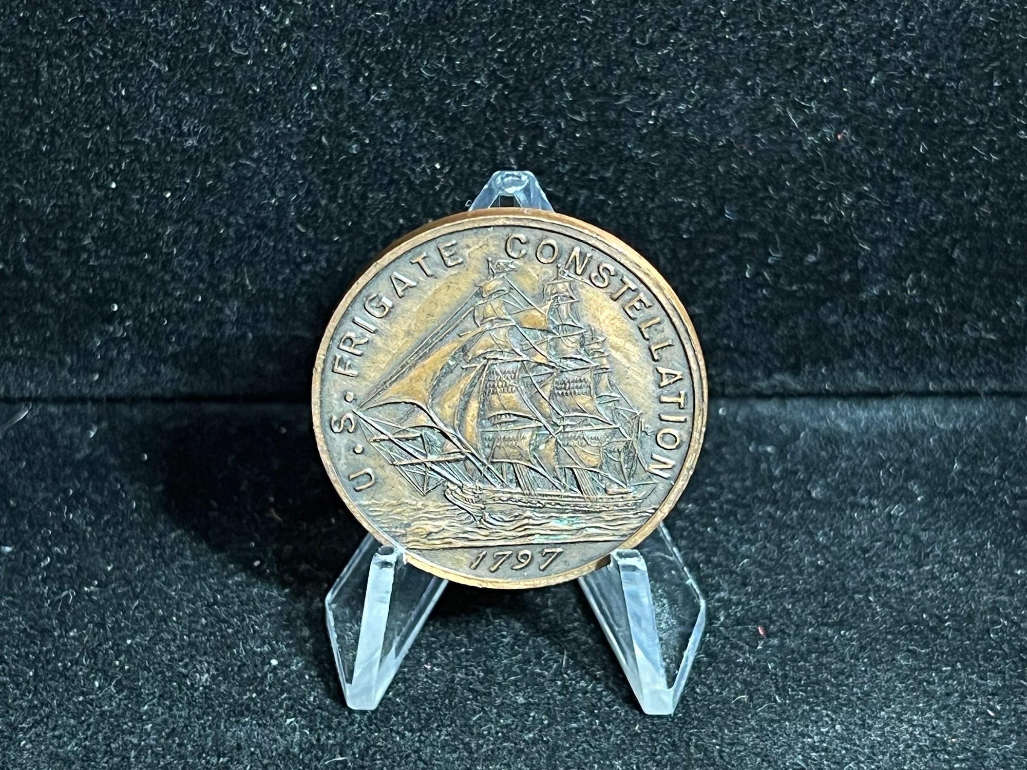 US Frigate Constellation Token - First Ship Of The US Navy - Token Made ...
