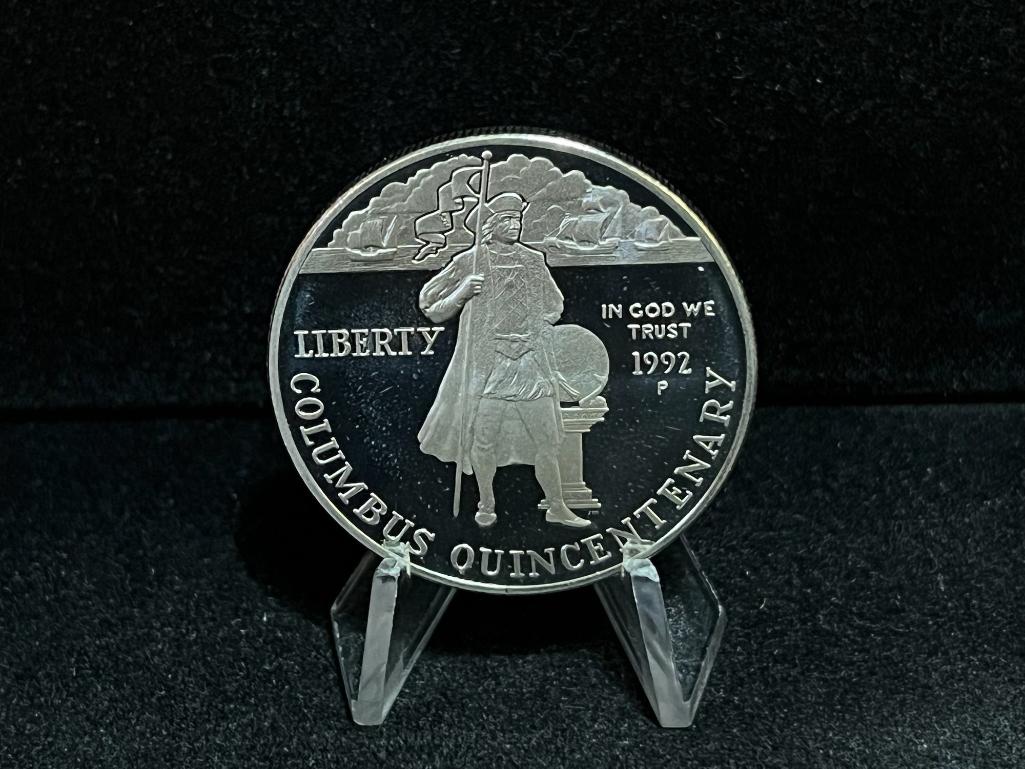 1992 Columbus Quincentenary Commemorative Proof Silver Dollar #18169 ...