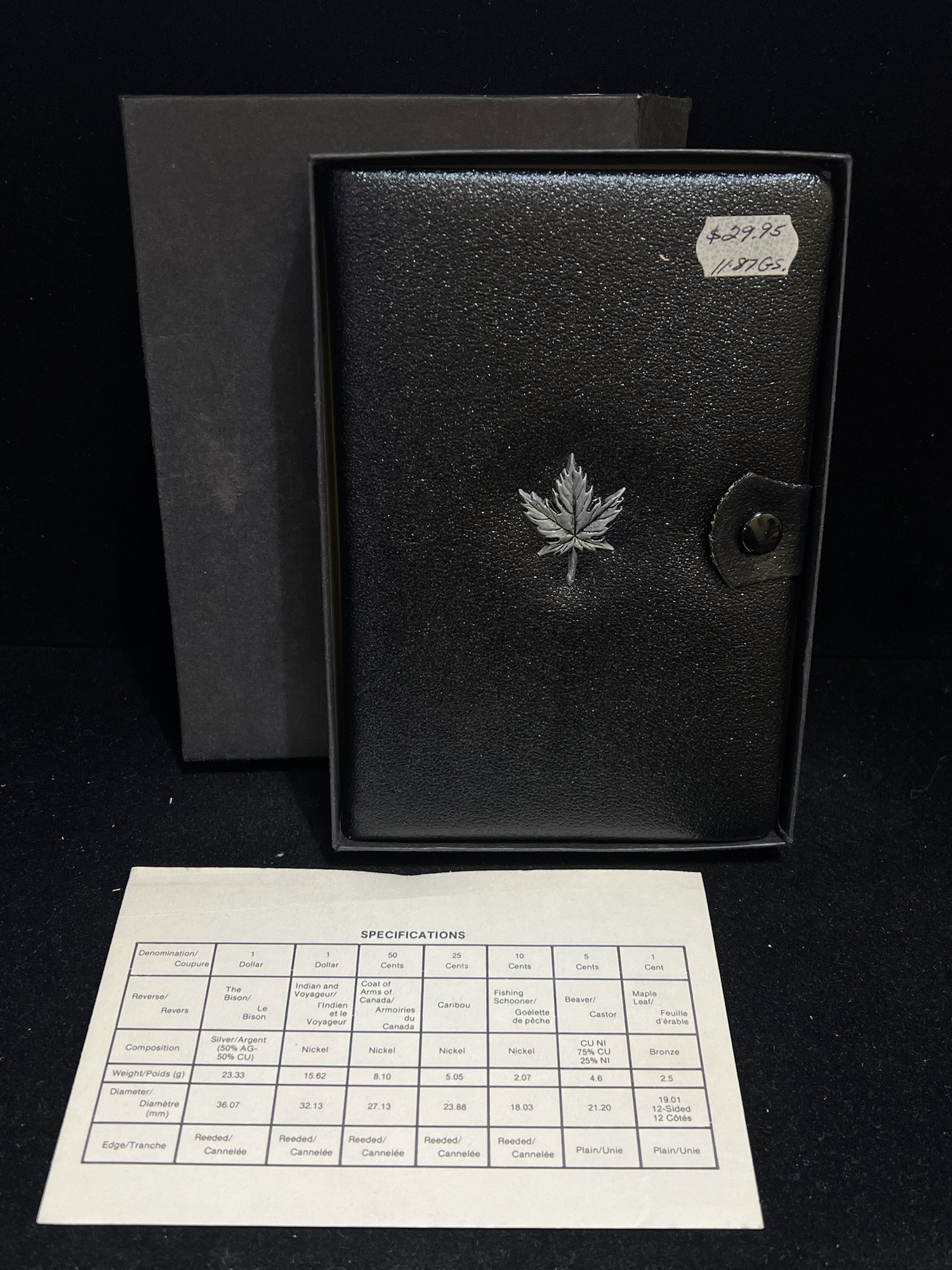 1982 Canadian Specimen Proof Coin Set With Silver Dollar #18082 ...