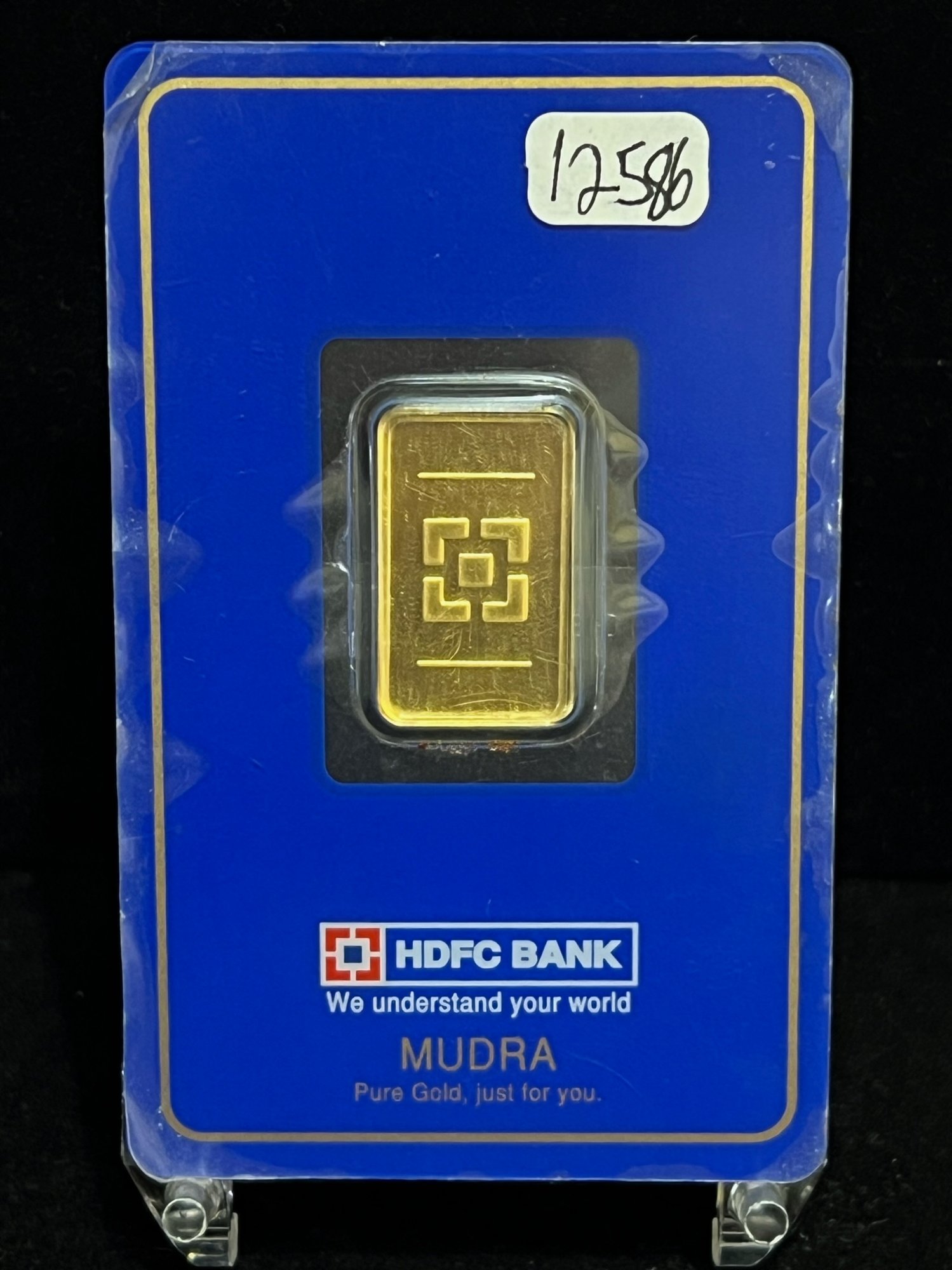 PAMP HDFC Bank 5 Gram 999.9 Fine Gold Bar #12586 | Auctionninja.com