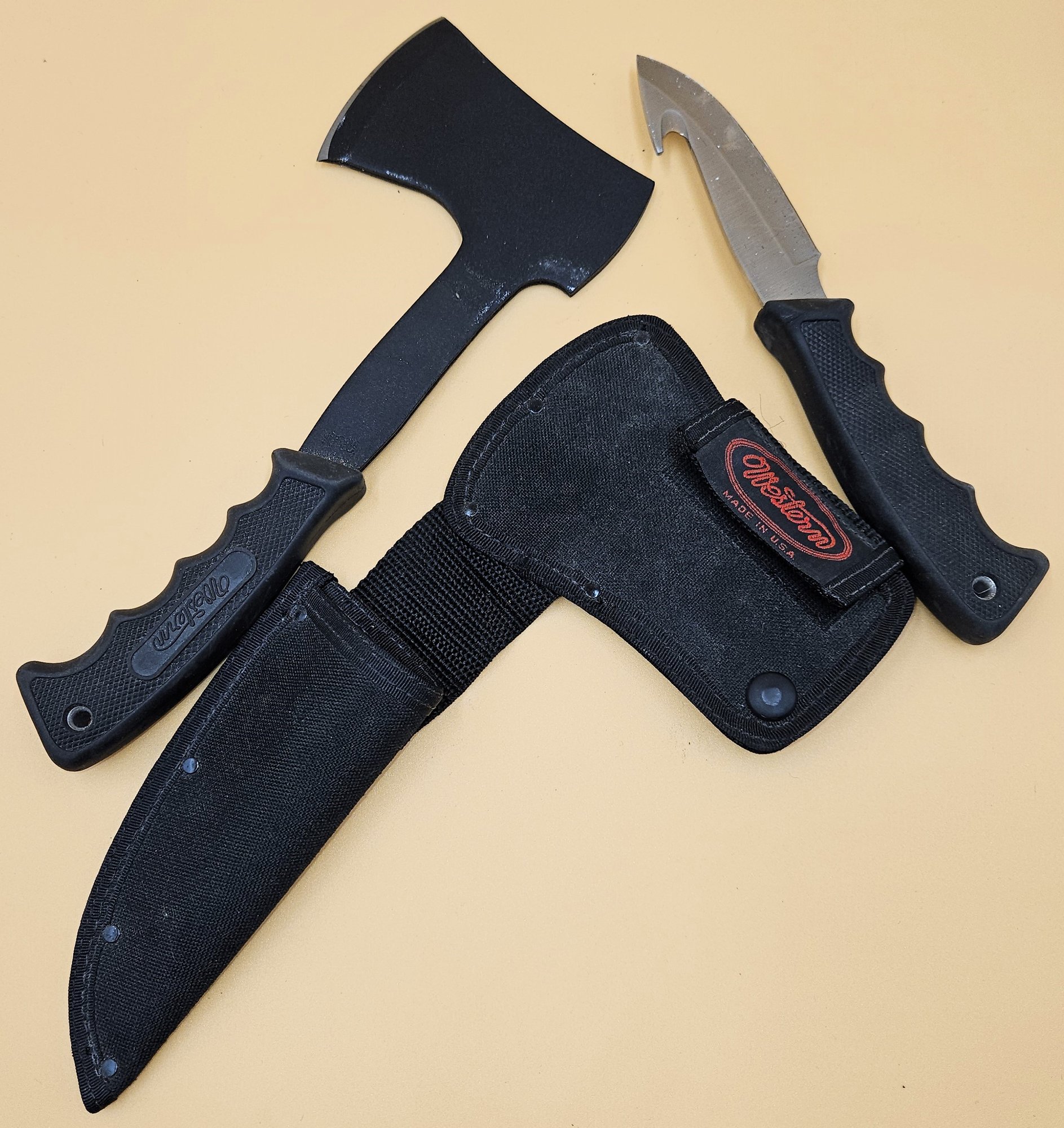 Western Hatchet Plus Knife Combo - (B9) #33815 | Auctionninja.com