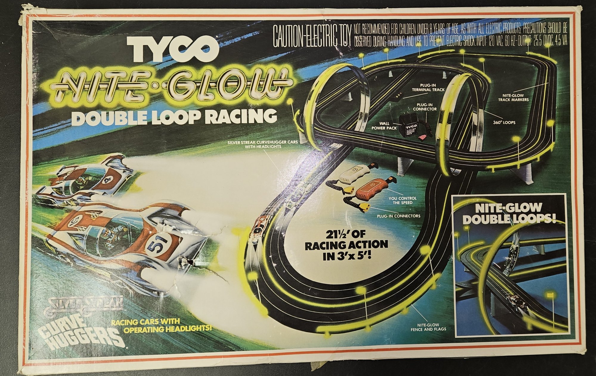 Tyco Double Loop Racing With Nite Glow - (TR4) (TR1) #37047 ...