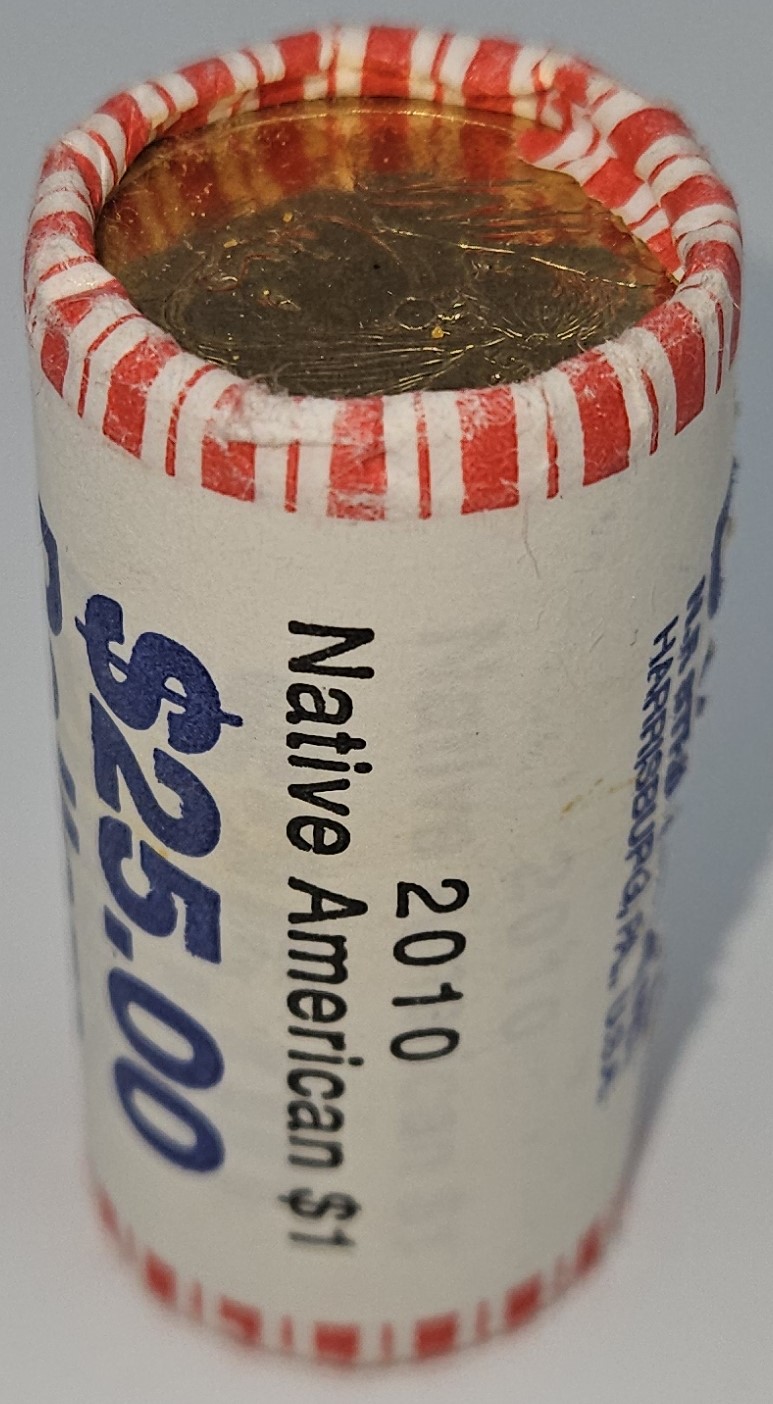Uncirculated U.S. One Dollar Coin Rolls Native American $ 25.00 - (WBG ...