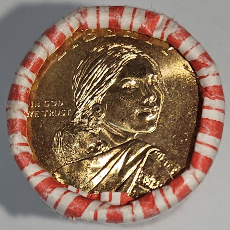 Uncirculated U.S. One Dollar Coin Rolls Native American $ 25.00 - (WBG ...