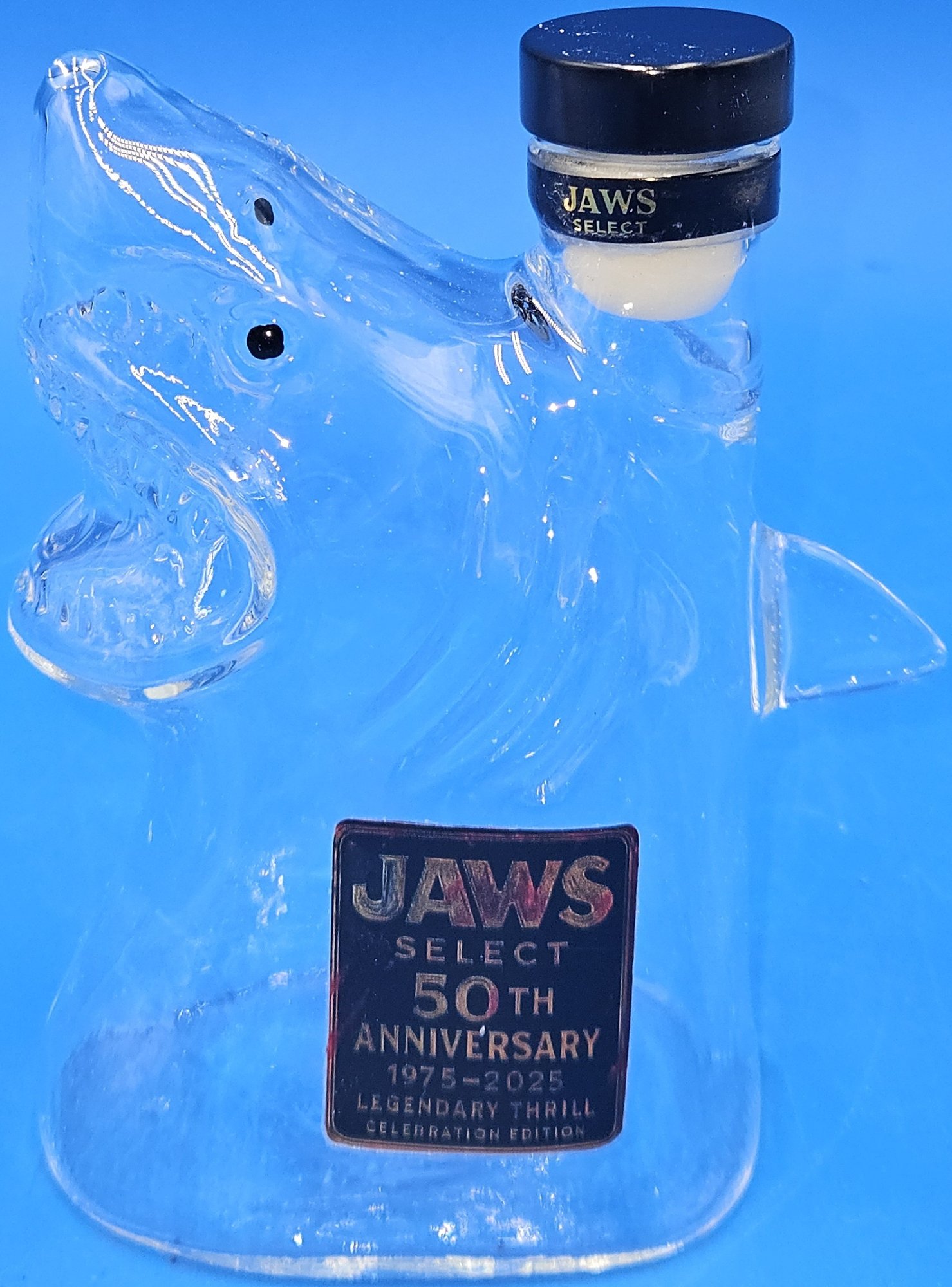 Vintage Commemorative "Jaws" Jaws 50th Anniversary Decanter - (R94) B1 ...