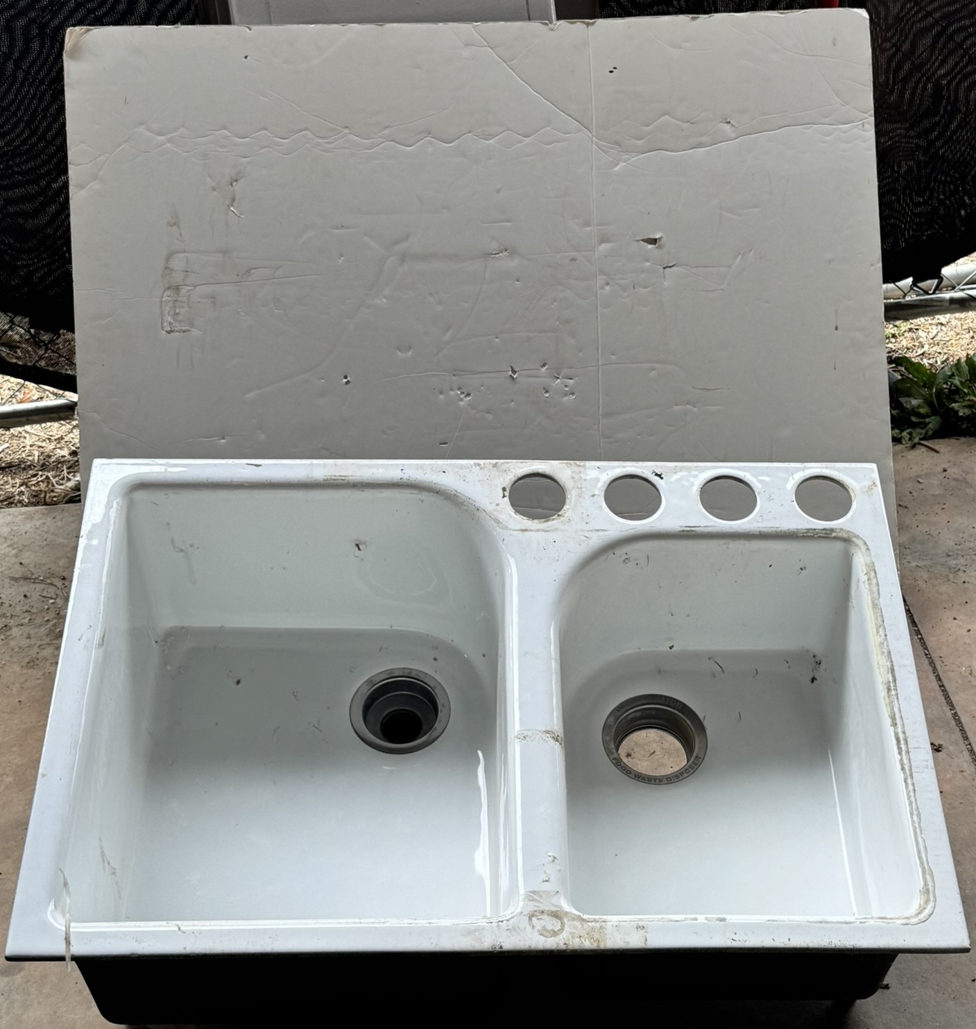 Kohler Cast Iron Kitchen Sink - (B324) PW #53356 | Auctionninja.com