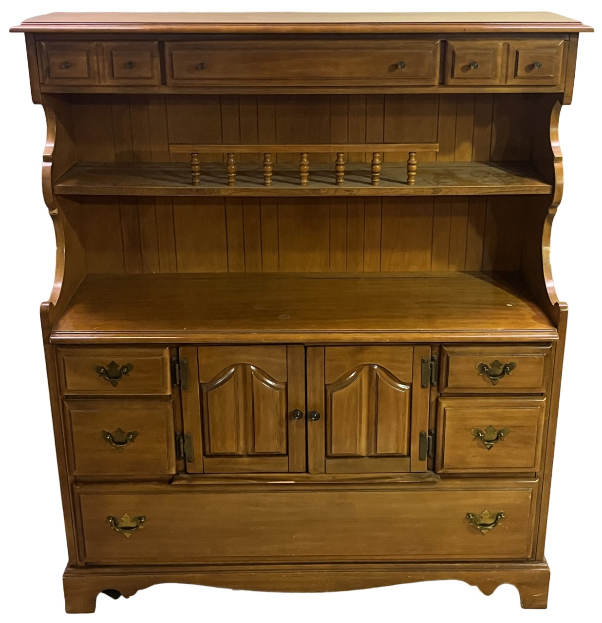 Vintage Williams Furniture Corp. Veneer Hutch - (BBR2) #31522 ...